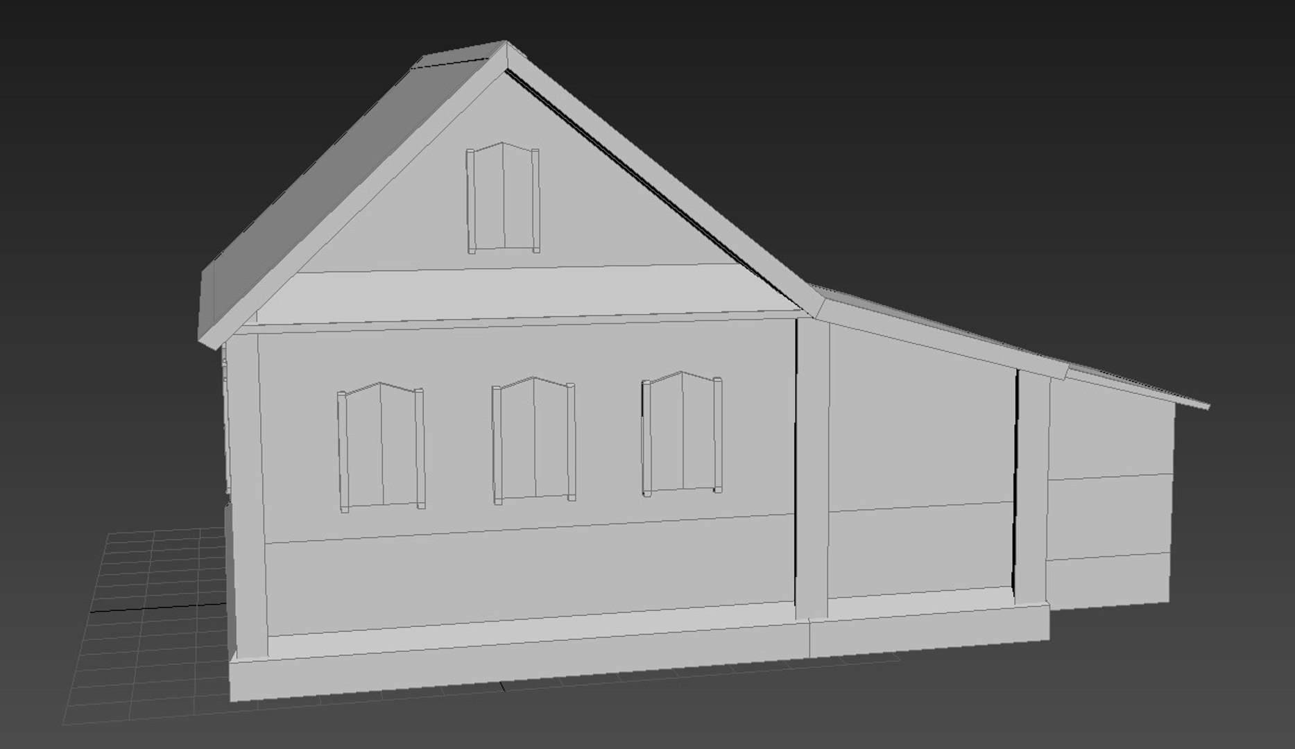 3ds Max Rustic Old House