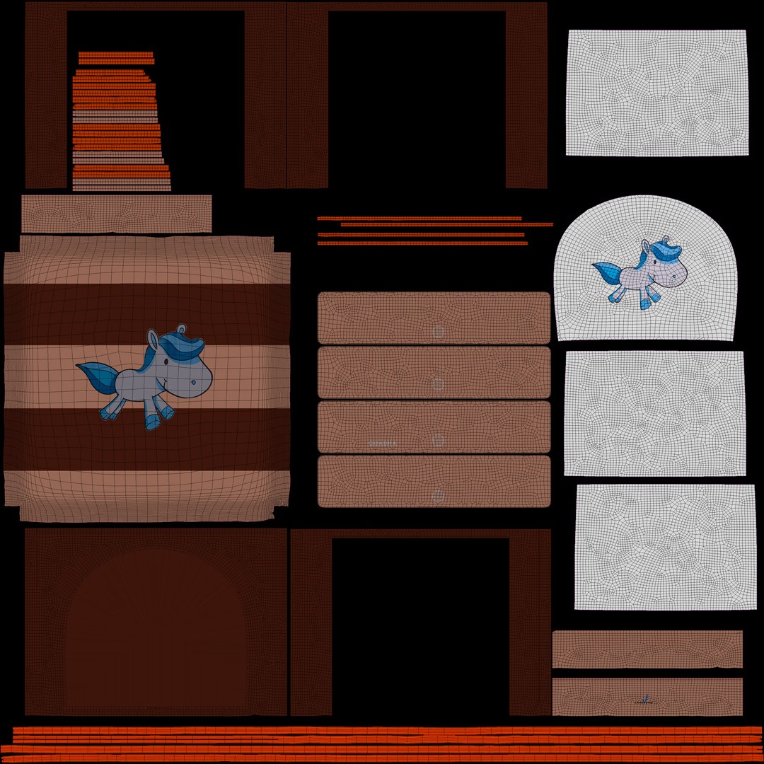 3D Playpen Caretero Quadra Model - TurboSquid 1300257