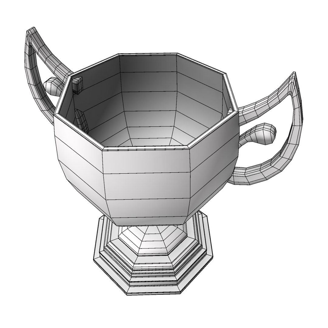 3d awards trophies model