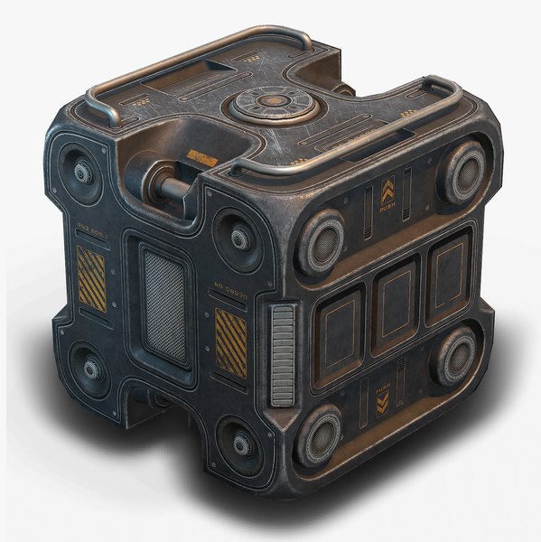 Sci fi box 3D model - TurboSquid 1338346