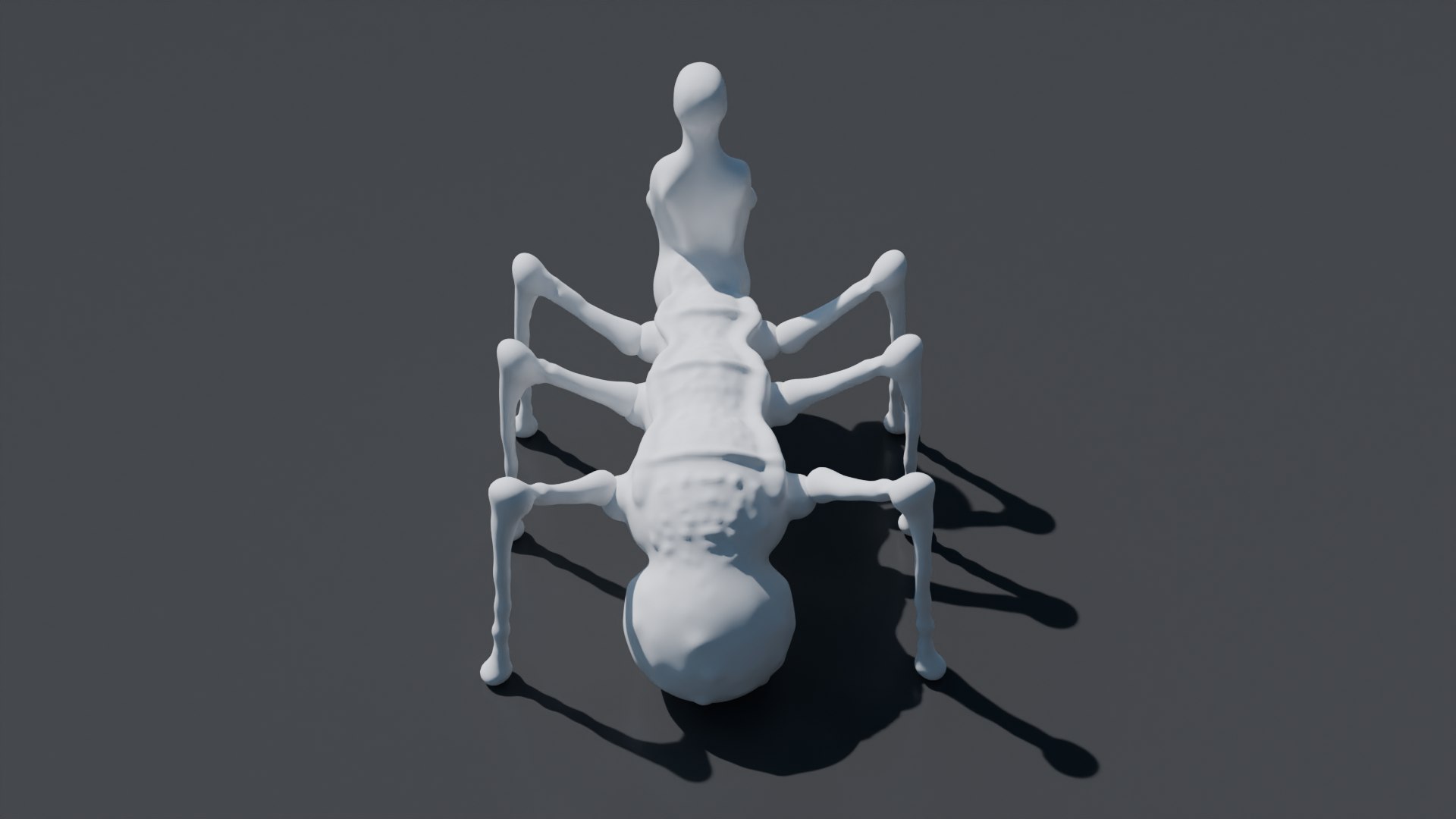 Female Human Hybrid Monster Model - TurboSquid 2326669
