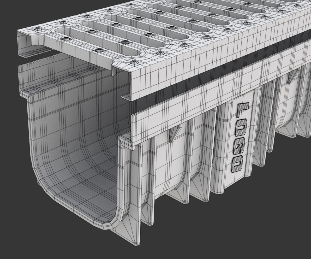 3D Drainage Channel Model - TurboSquid 2001089