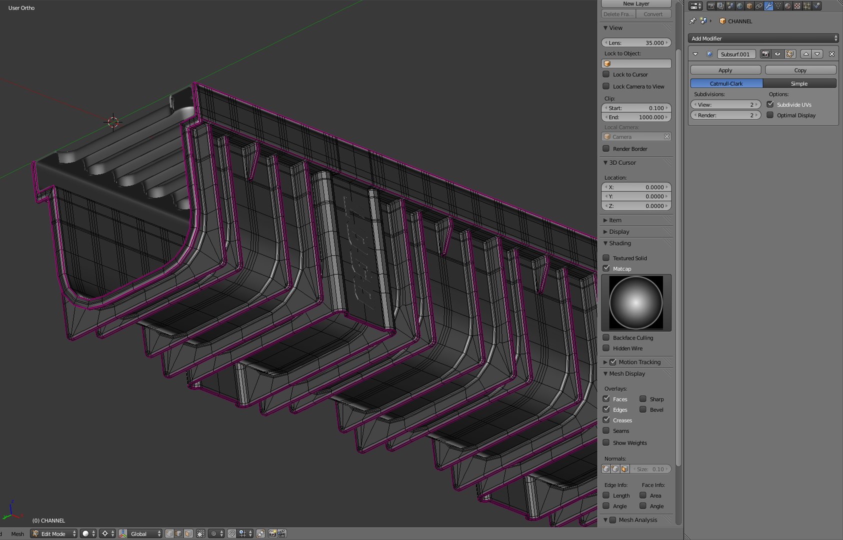 3D Drainage Channel Model - TurboSquid 2001089