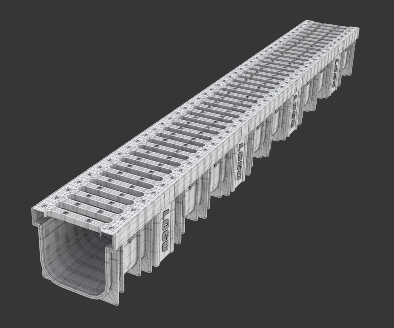 3D Drainage Channel Model - TurboSquid 2001089