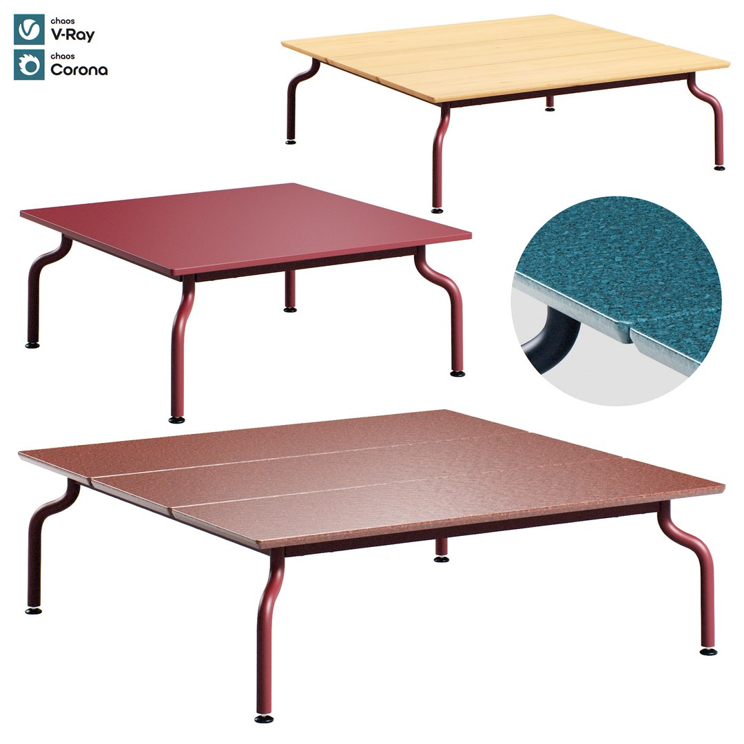 3D Magis South Low Table Set - TurboSquid 2184653