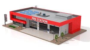 Free 3D Fire-Station Models | TurboSquid
