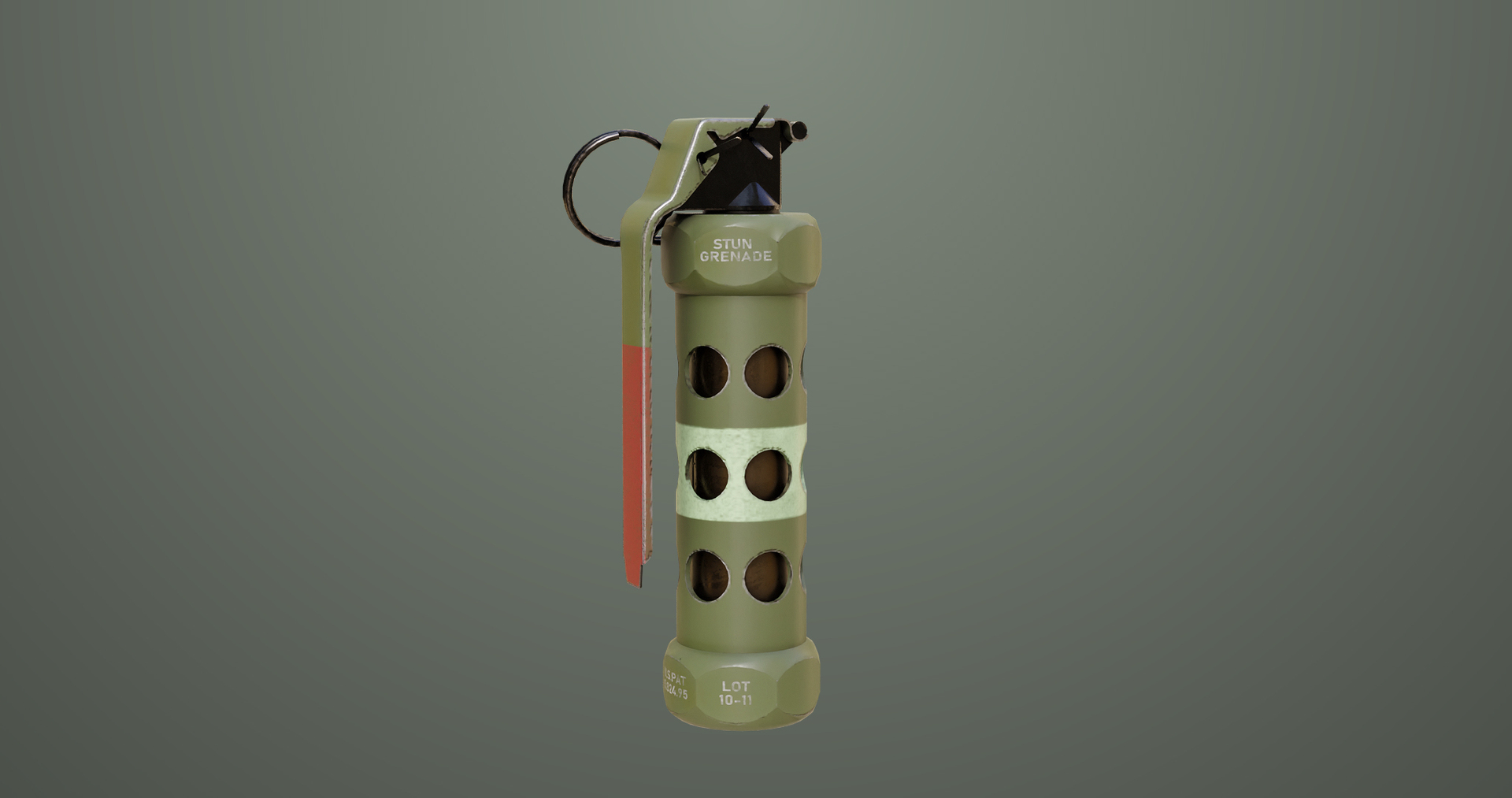 Smoke And Flash Grenades Single Mat All PBR Unity UE Textures 3D Model ...