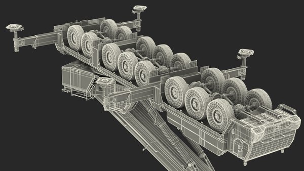 3D модель Mobile Crane Generic With Load Rigged - TurboSquid 1883321
