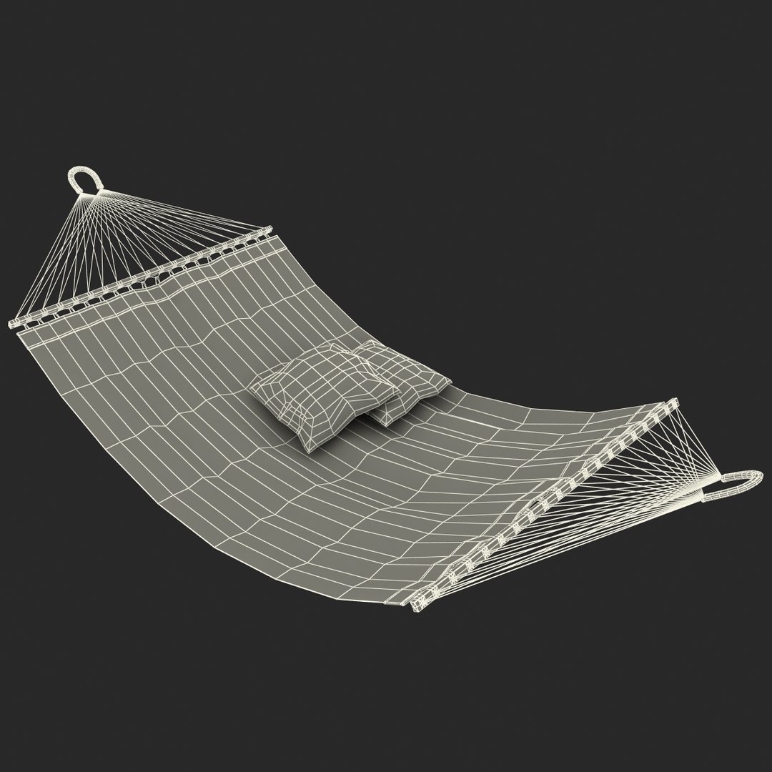 3d Model Hammock Green