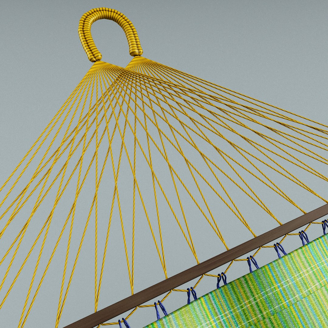 3d Model Hammock Green