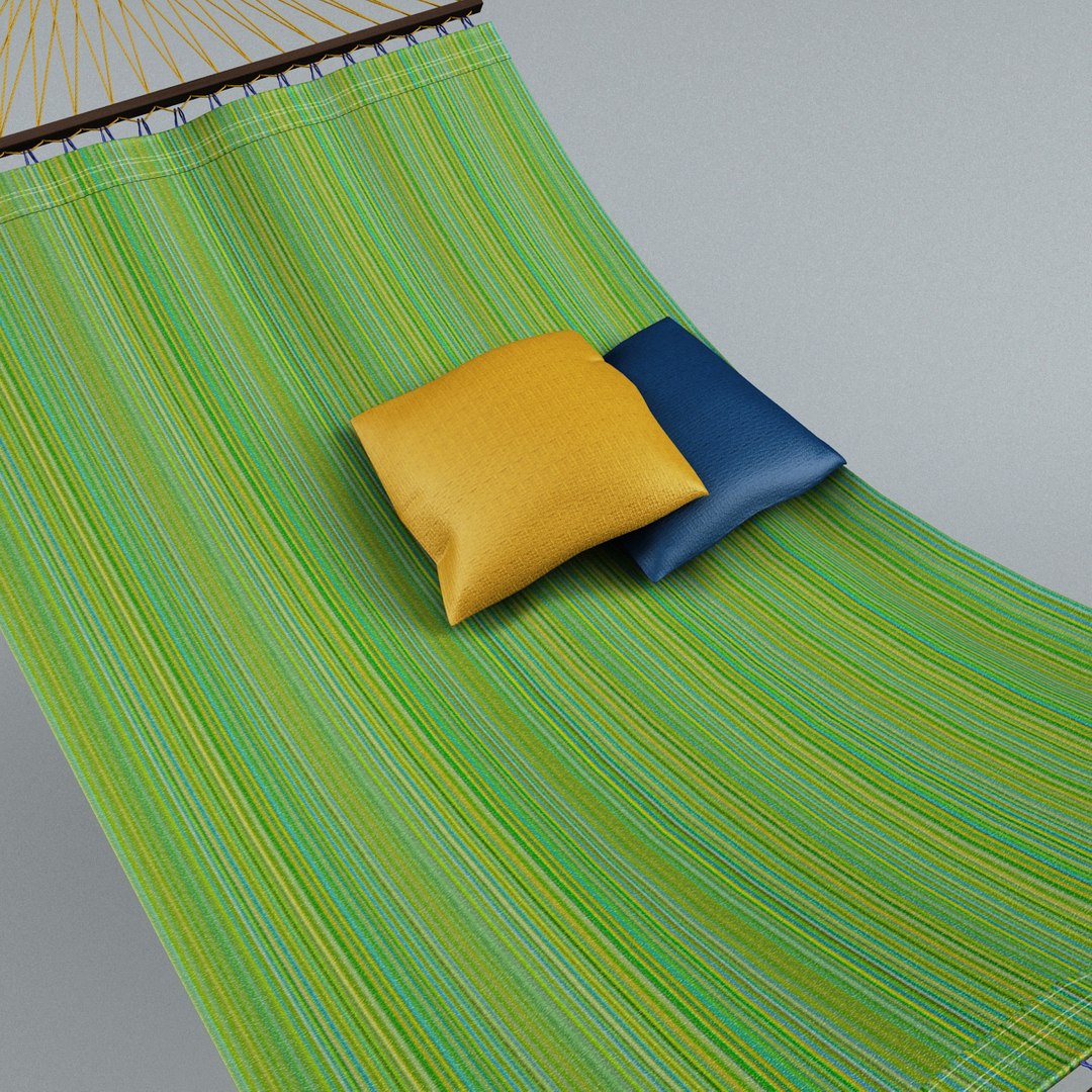 3d Model Hammock Green