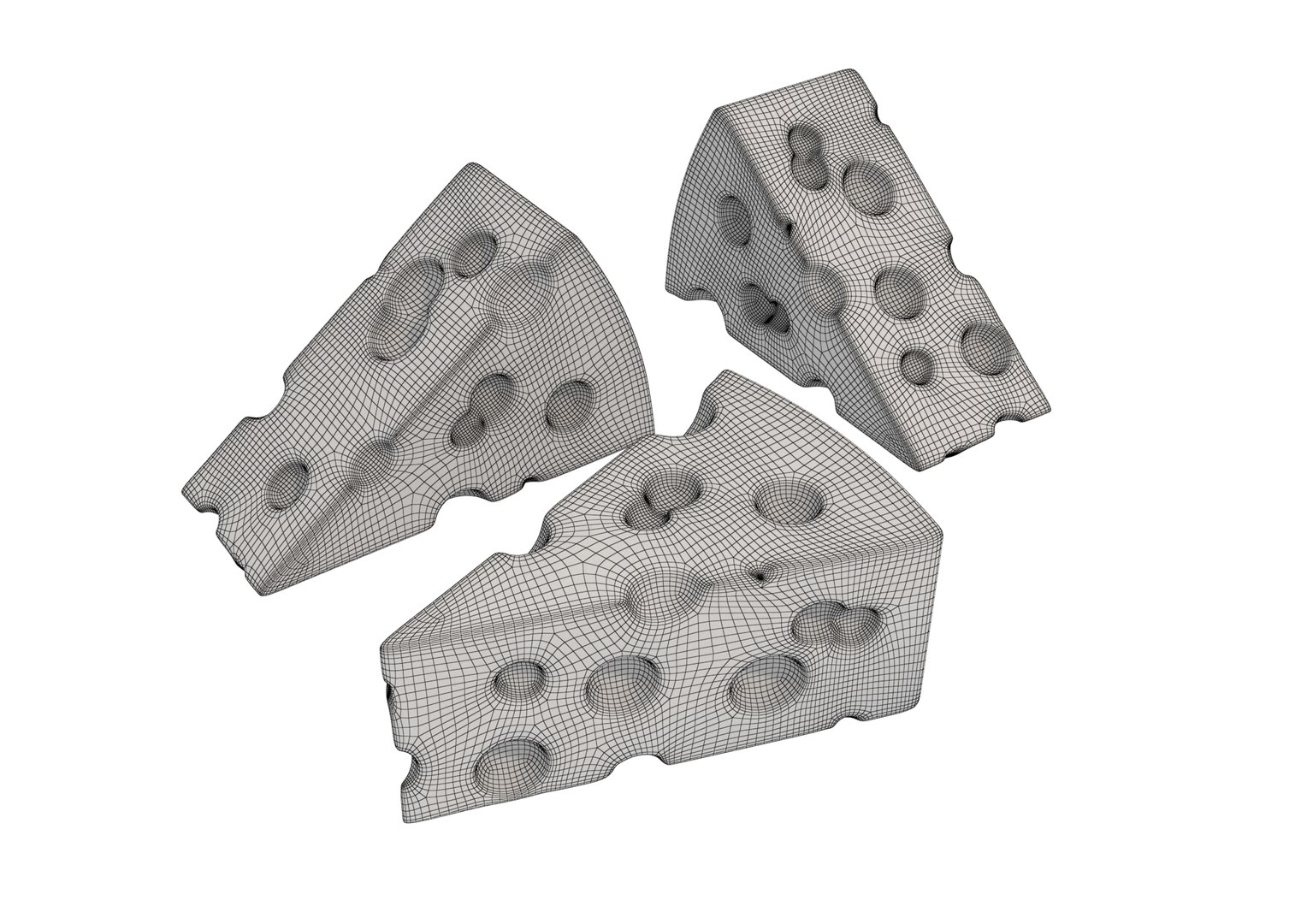 Cheese Triangle Model - TurboSquid 1689426