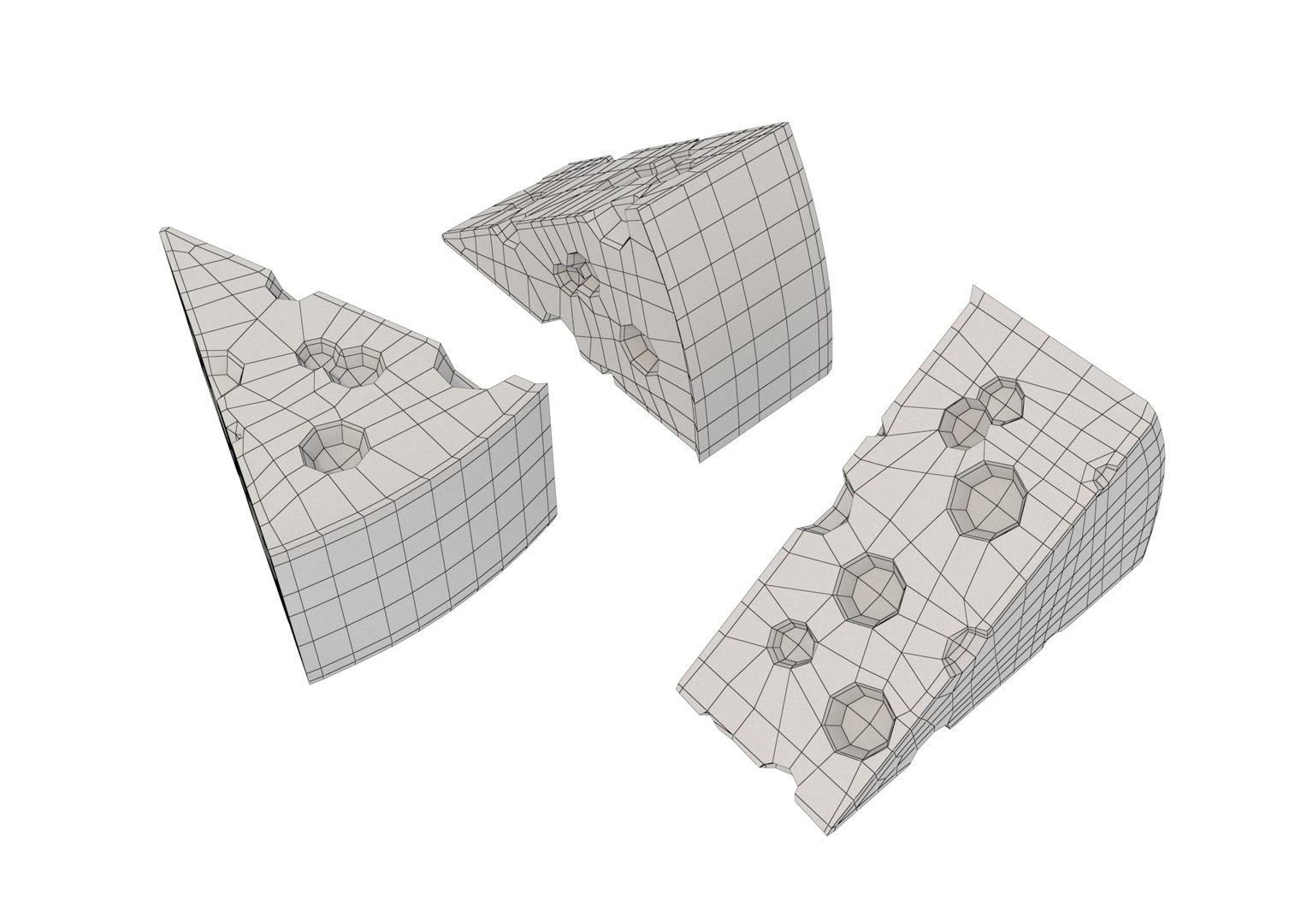 Cheese Triangle Model - TurboSquid 1689426