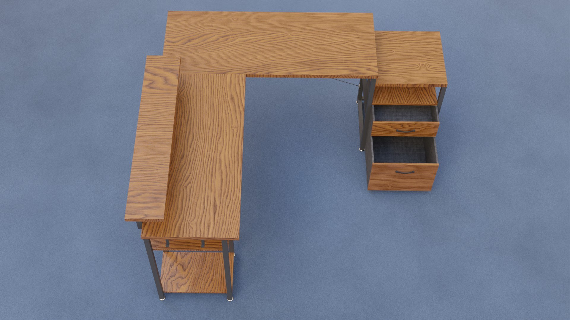 3D Desk Table - TurboSquid 2215883