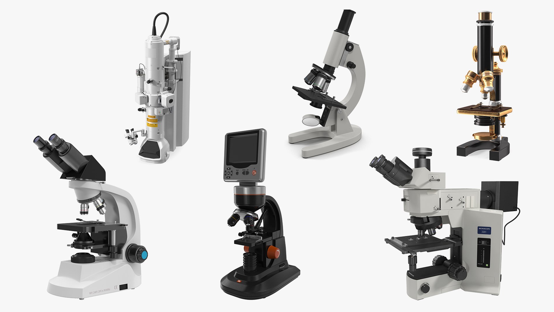 3D model Microscopes Collection 3 - TurboSquid 2087372
