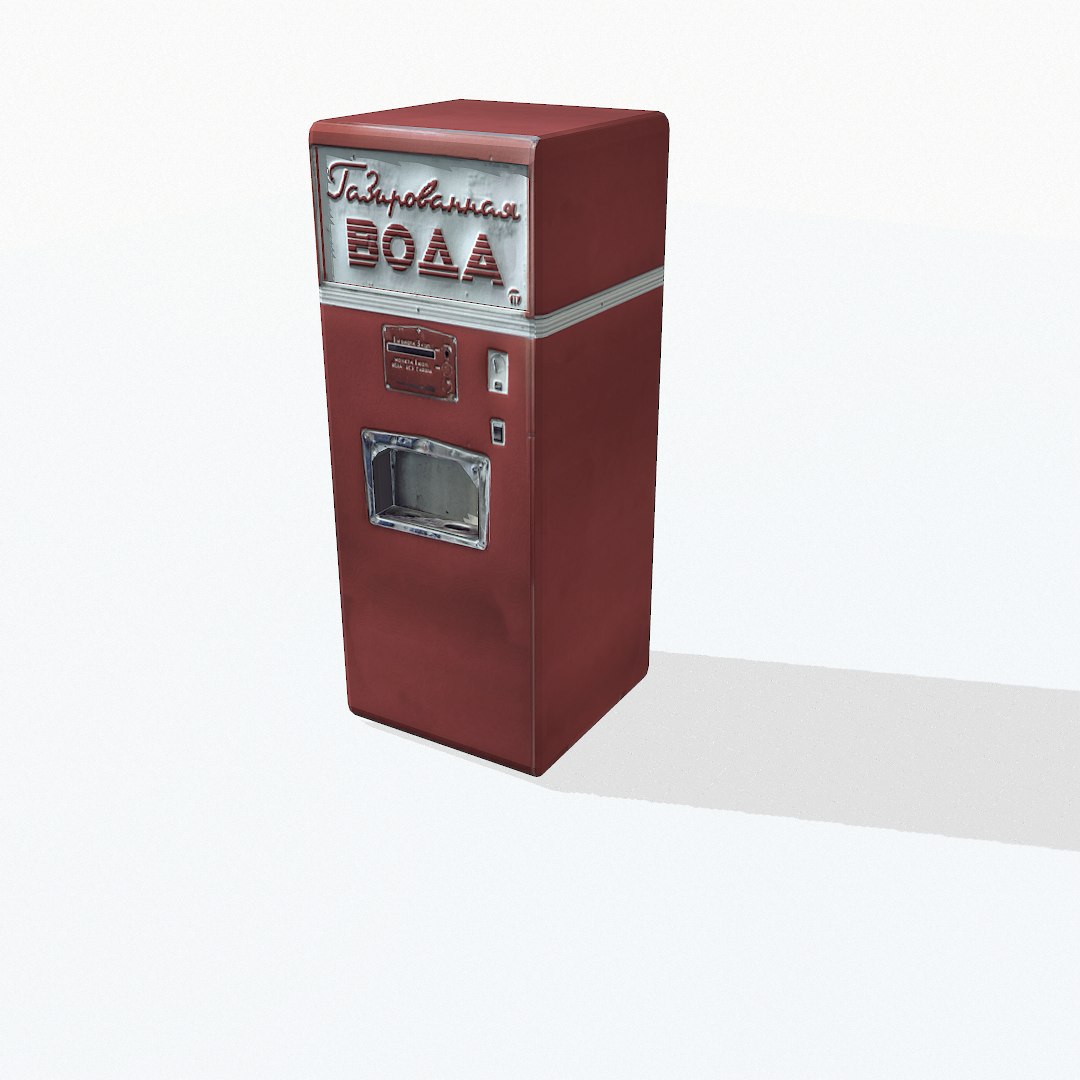 3d Soviet Soda Machine