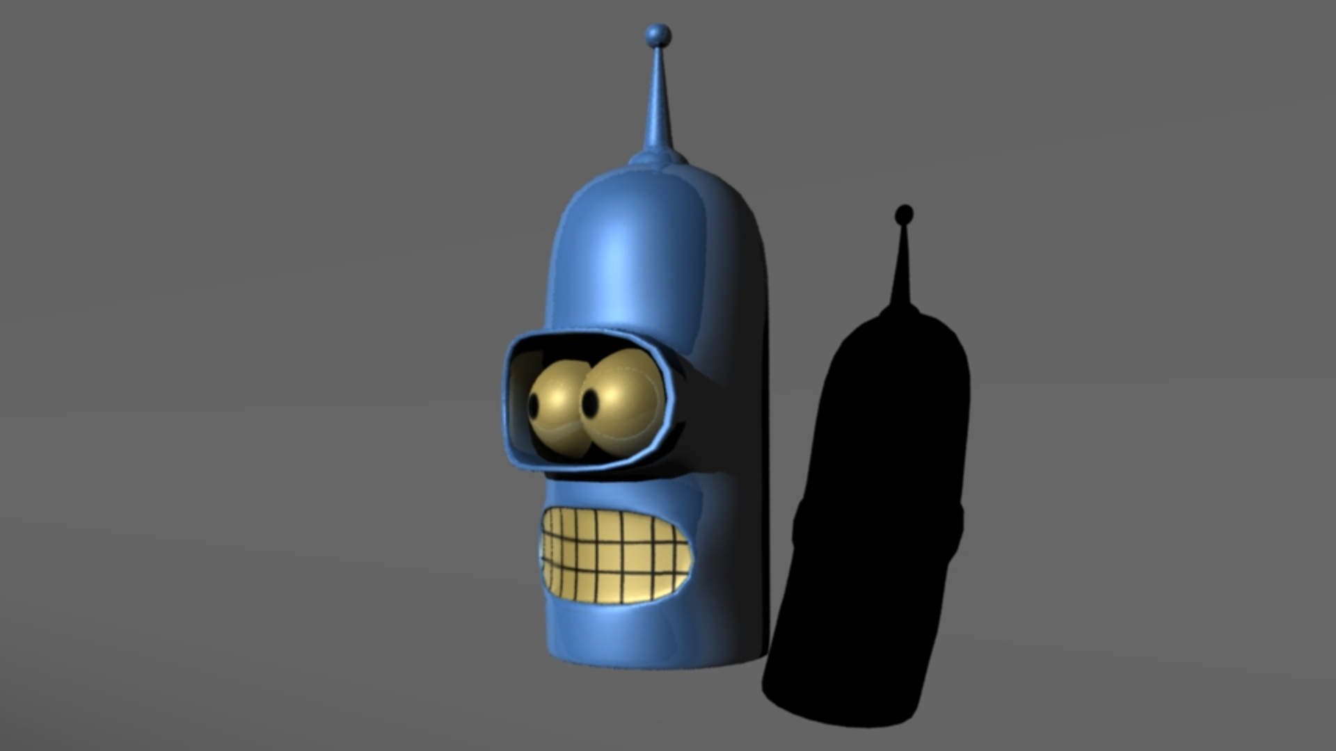 bender futurama 3d model