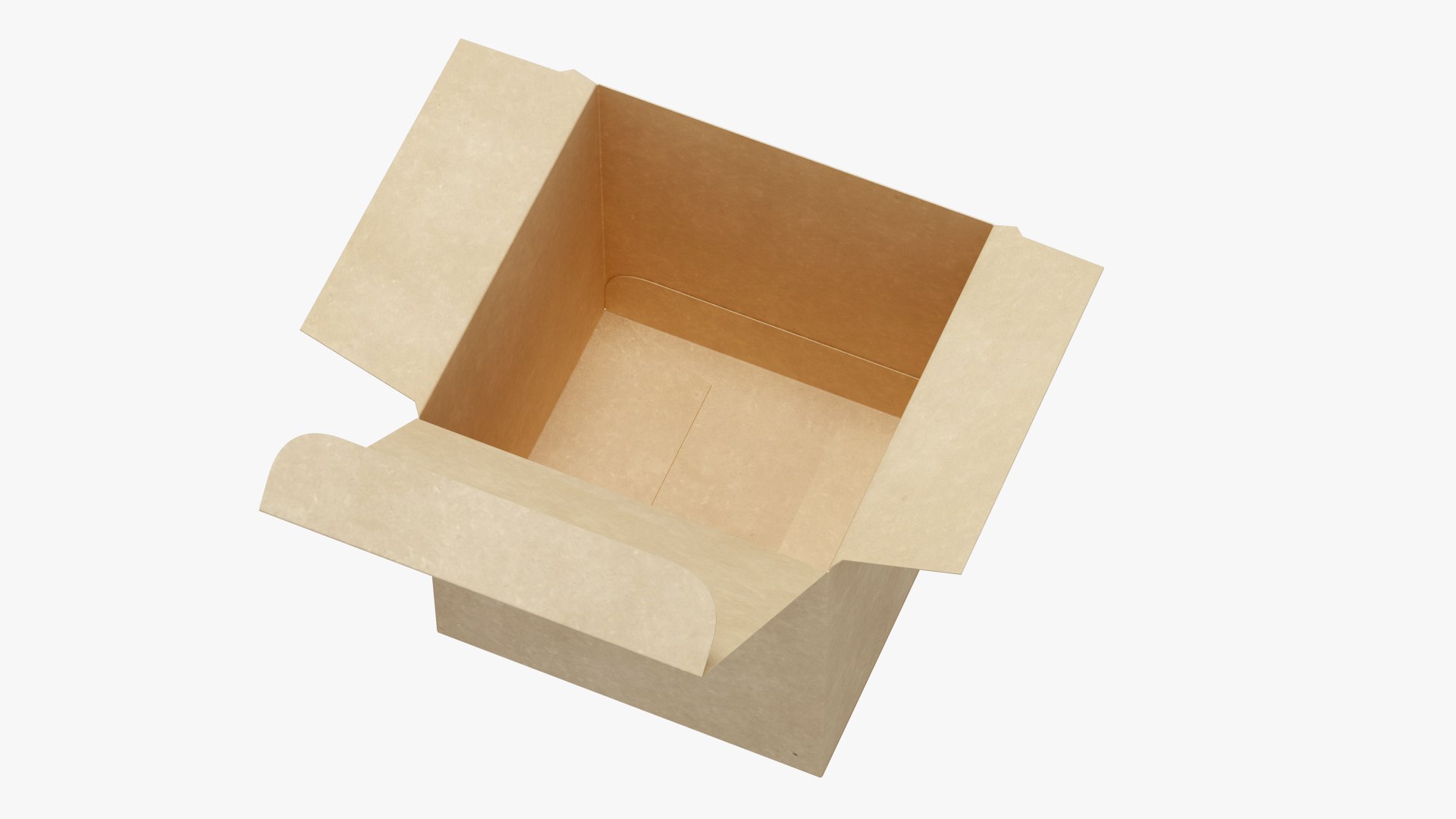 3D Open Packaging Box model - TurboSquid 2042591