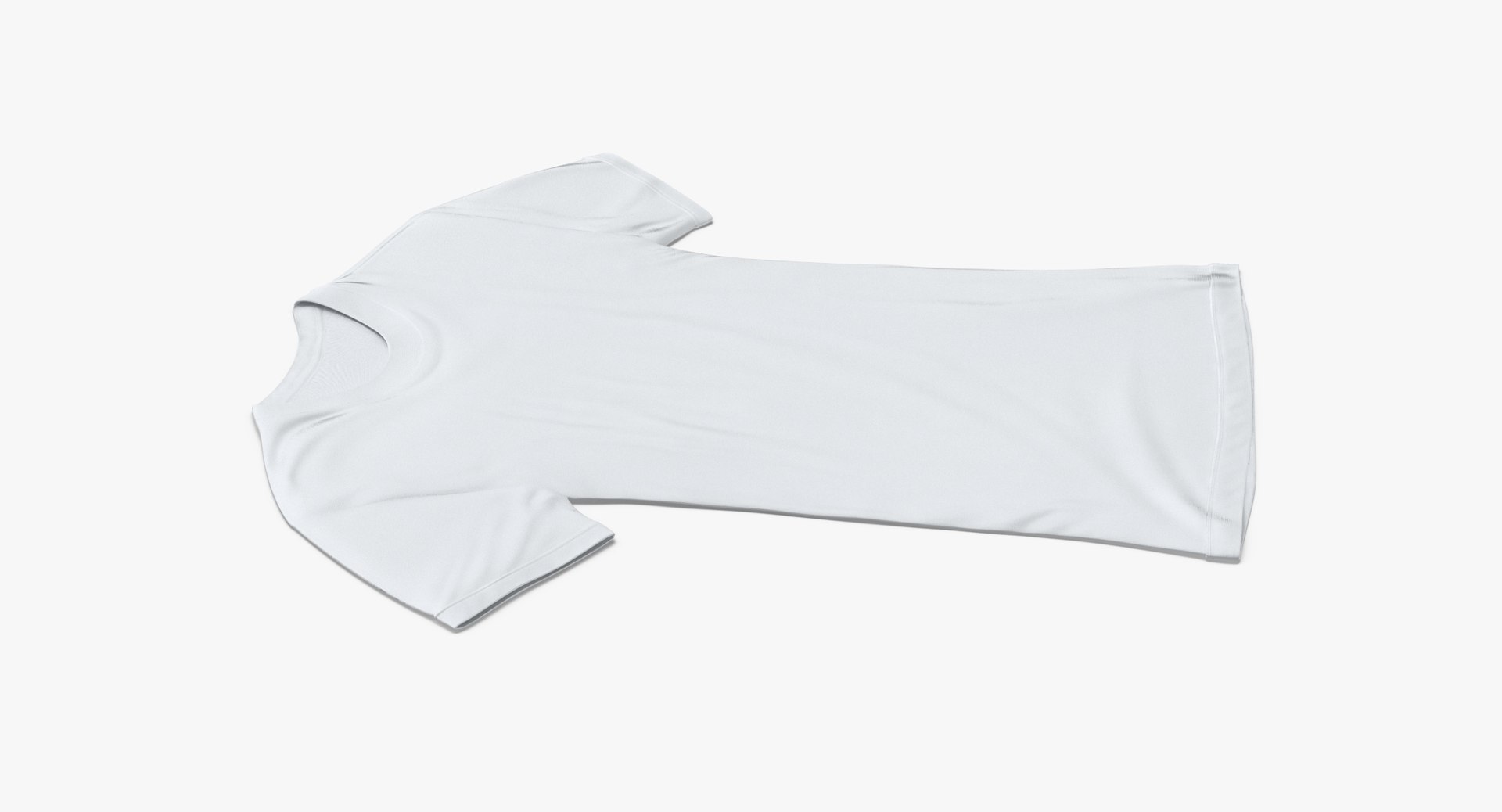 Female Crew Neck Laid 3D Model - TurboSquid 1194342