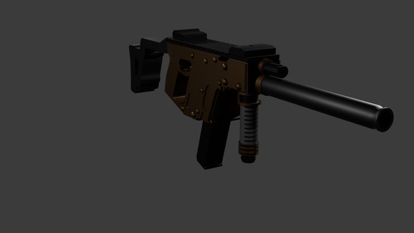 3D модель 3D Векторный Пулемет - TurboSquid 2289107