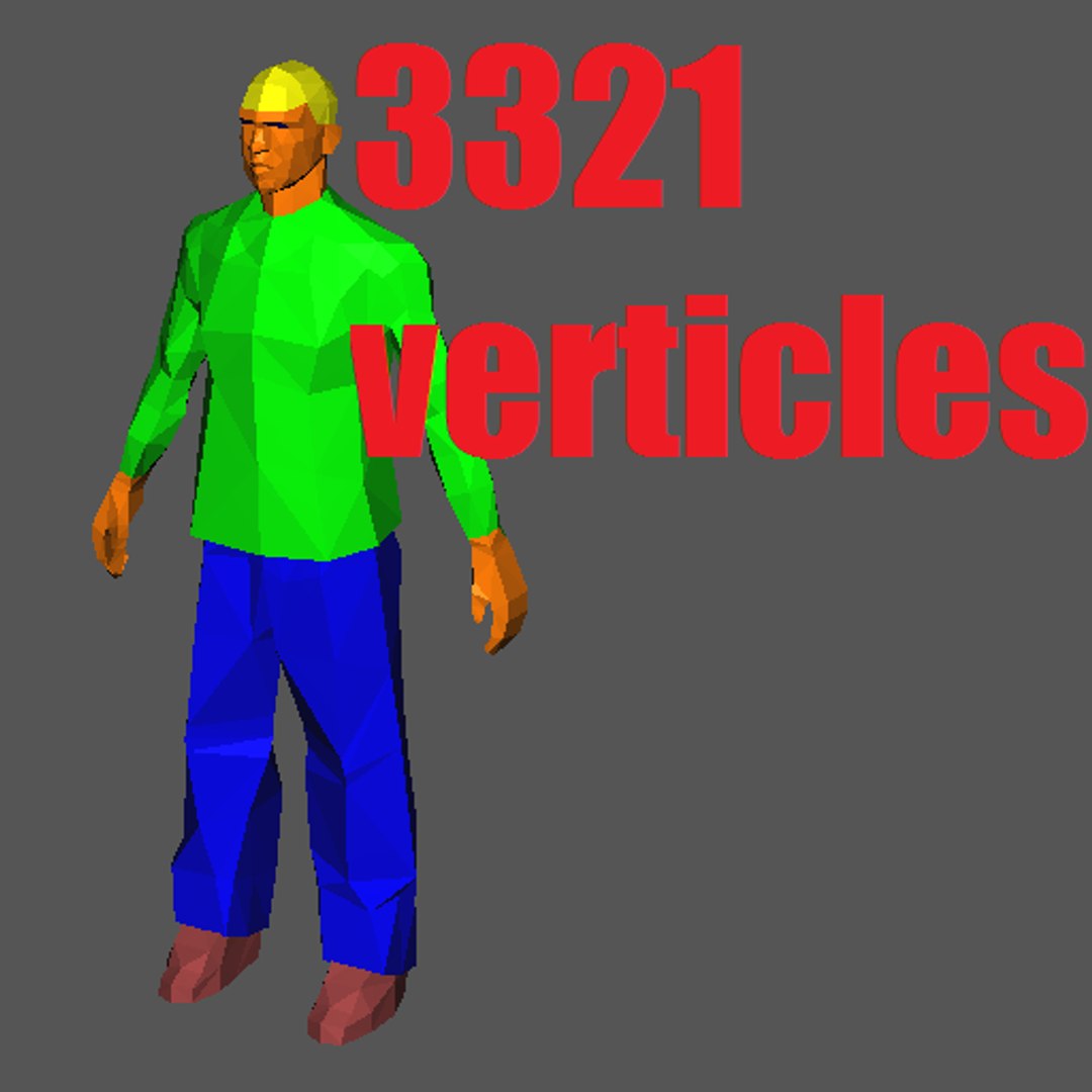 Free Man 3d Model