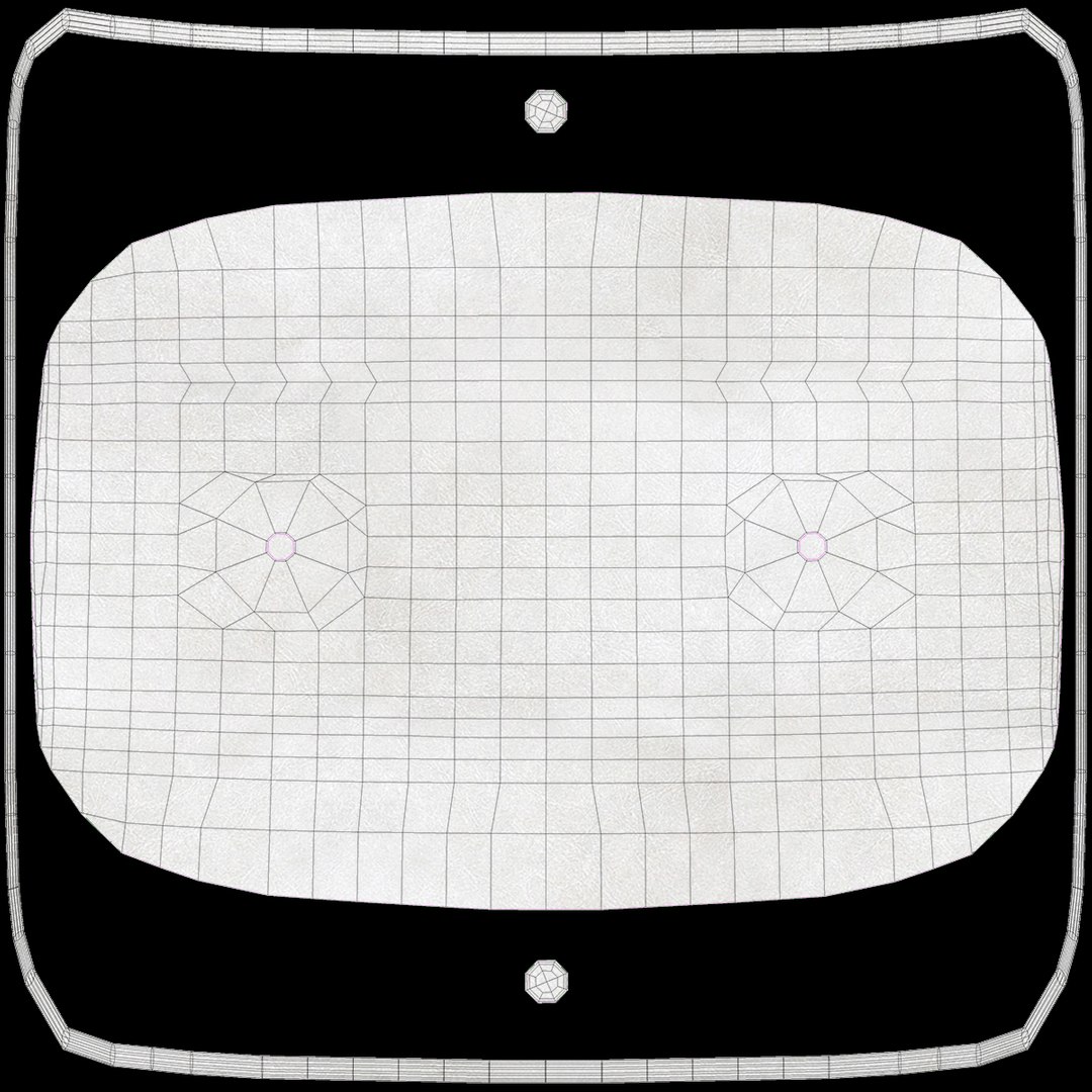 Eames Ottoman Wooden Leather 3D Model - TurboSquid 1698438