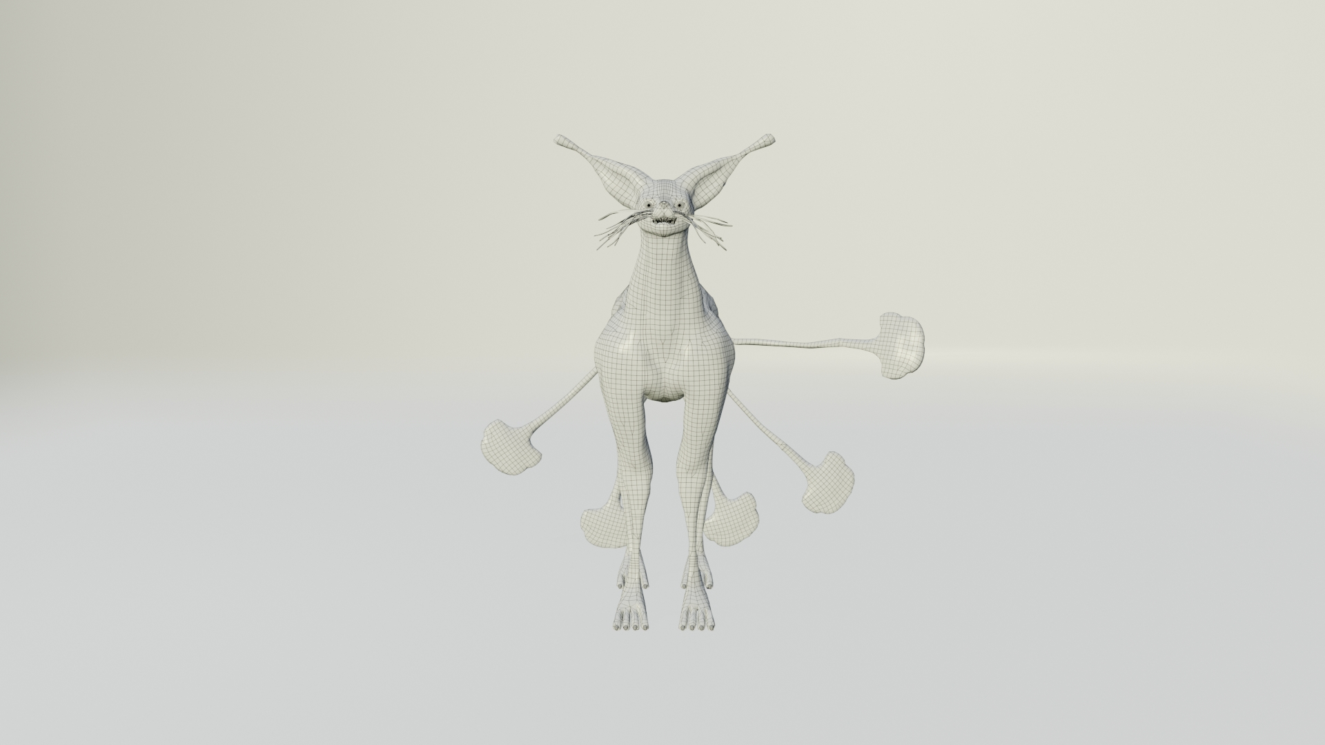 3D wild cat kavat - TurboSquid 1582910