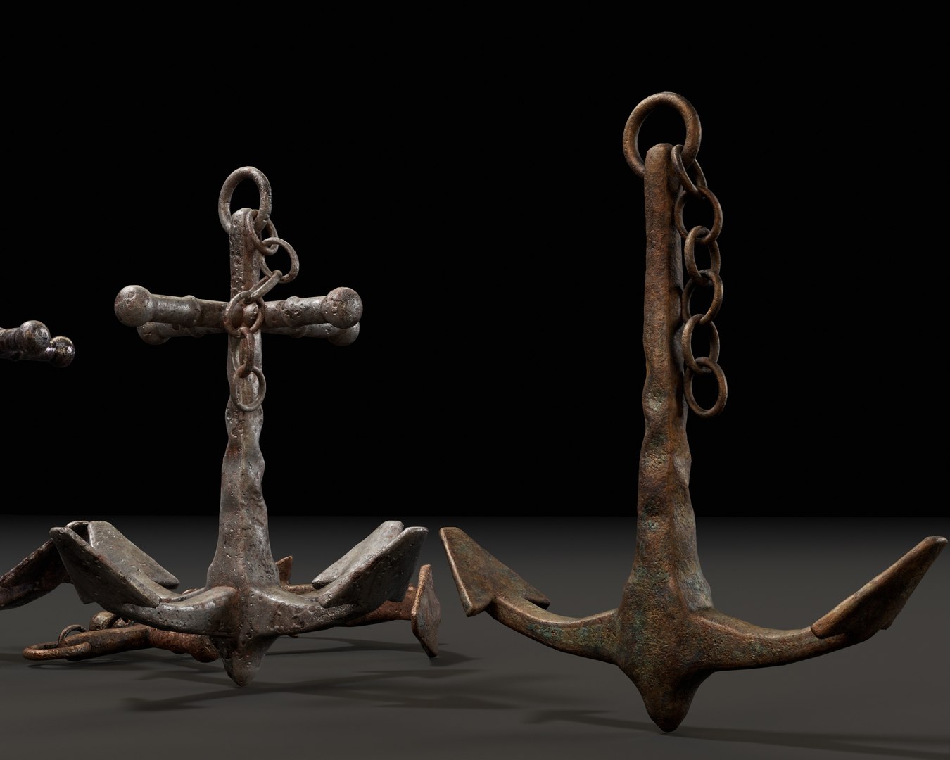3D Model Anchor Set 1 - TurboSquid 2403718