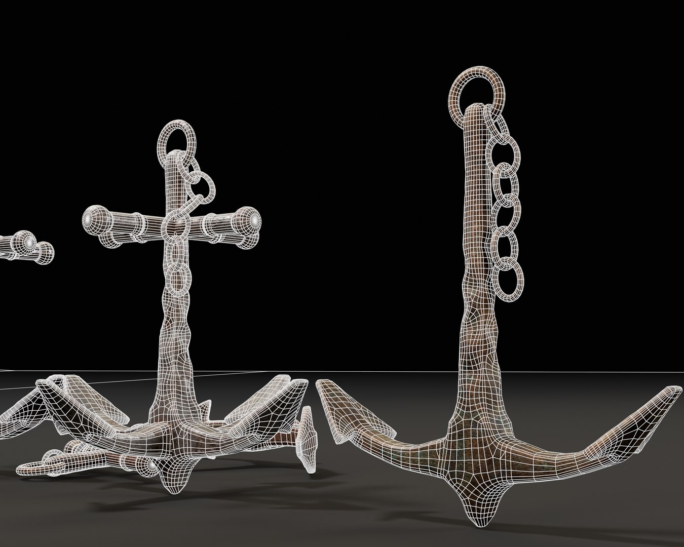3D Model Anchor Set 1 - TurboSquid 2403718