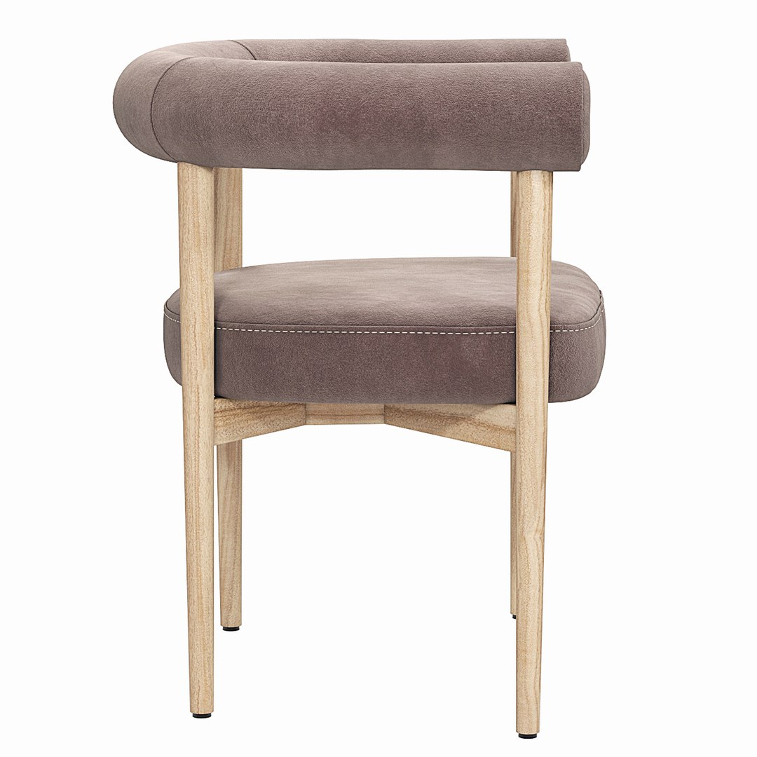 3D Mazz Dining Chair Crate And Barrel Model - TurboSquid 2033954