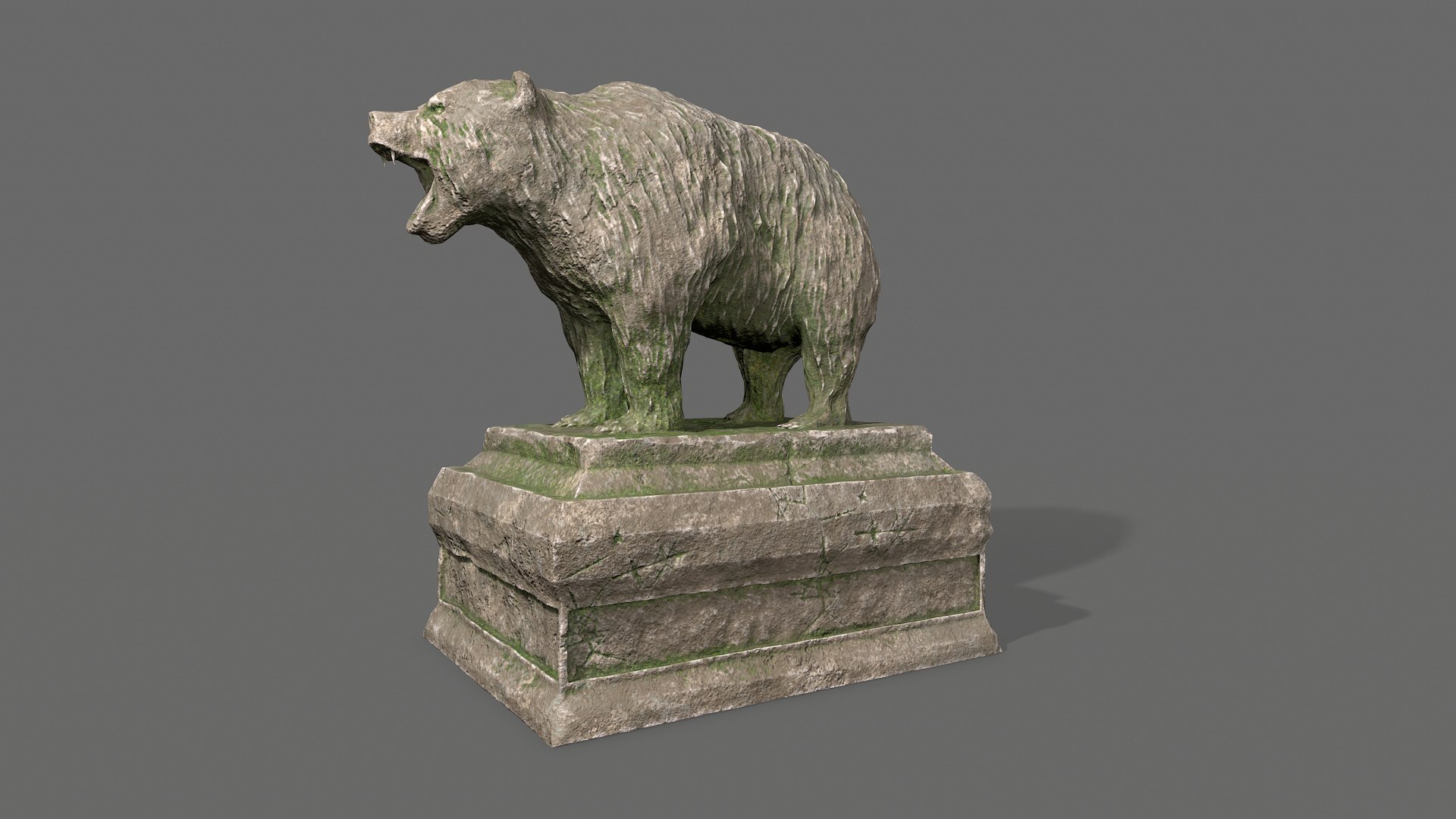 Bear Statue 8 Model - TurboSquid 1766075