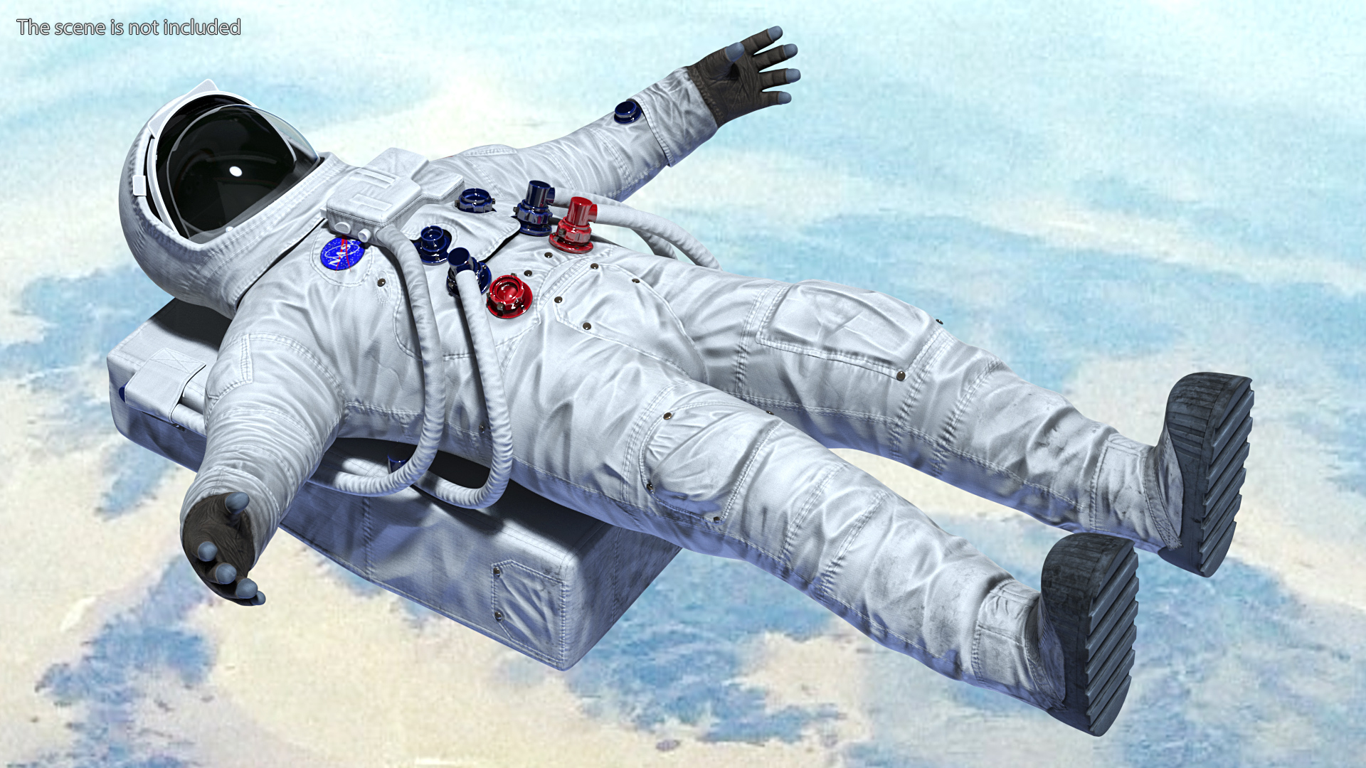 a7l apollo skylab spacesuit 3d model