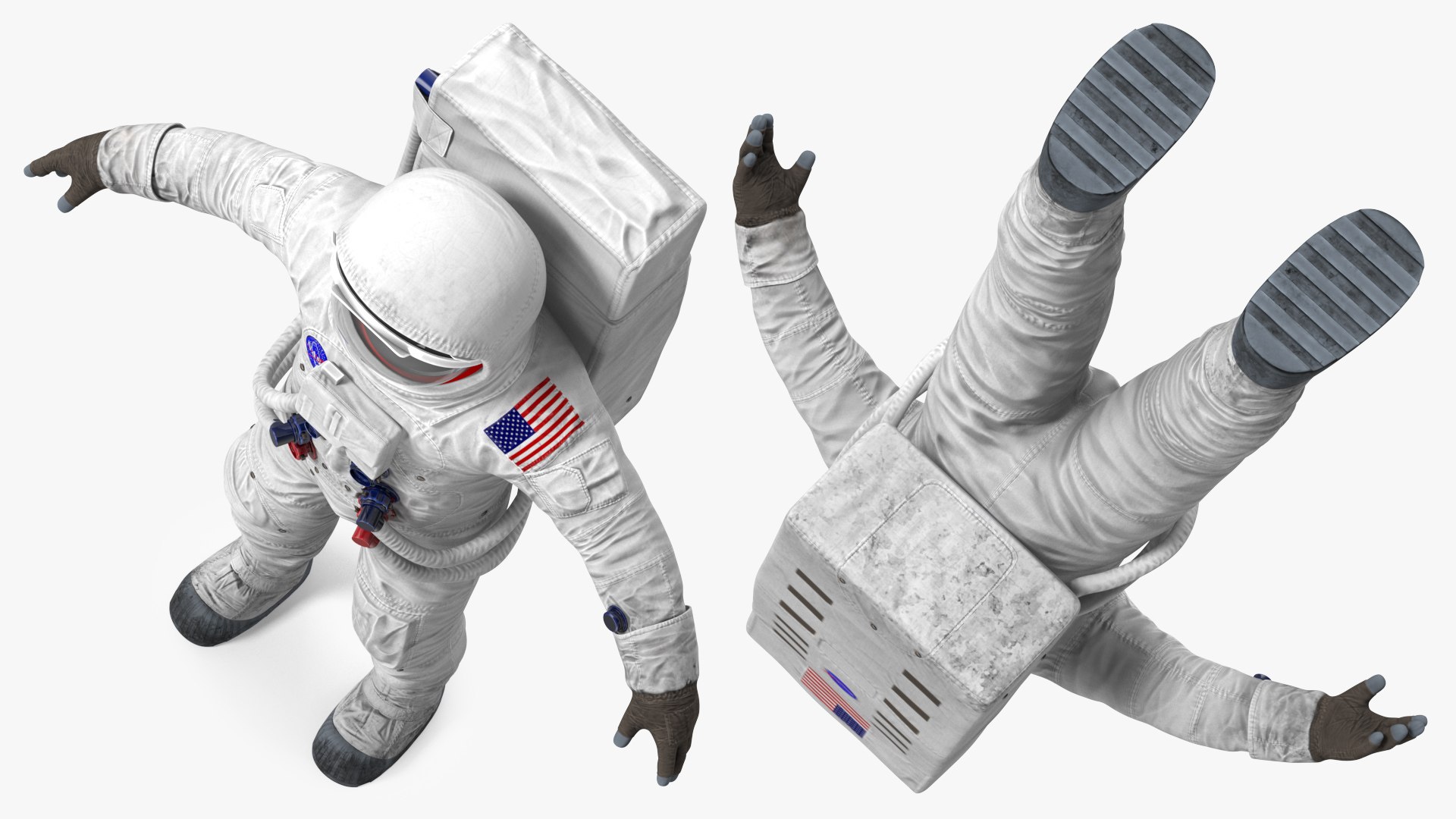 a7l apollo skylab spacesuit 3d model