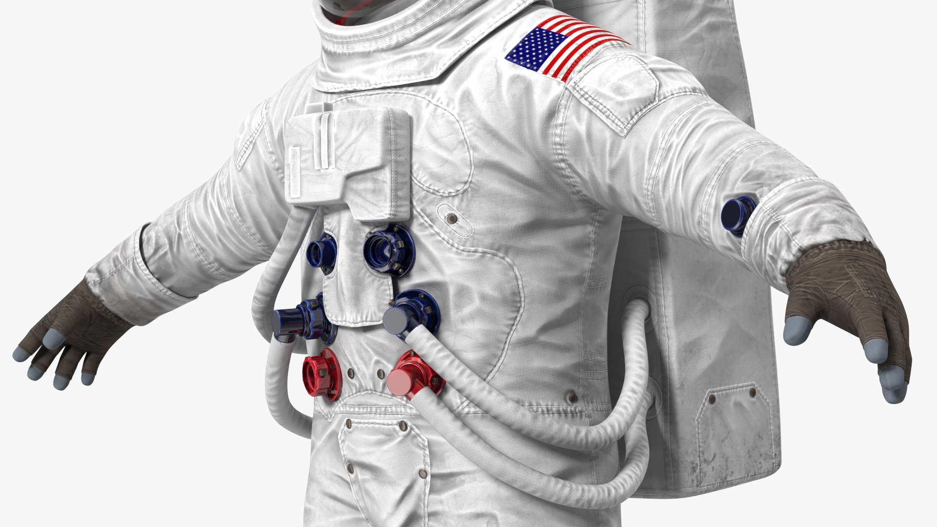 a7l apollo skylab spacesuit 3d model