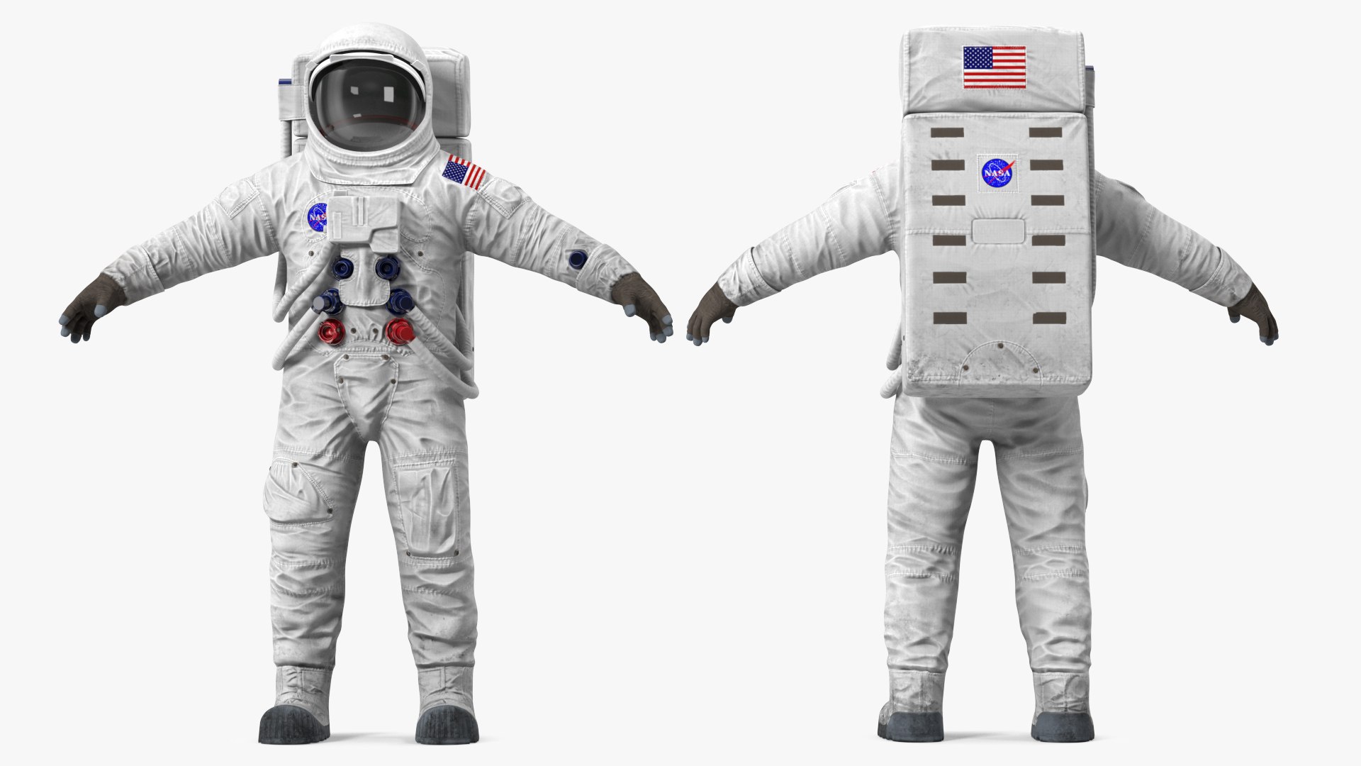 a7l apollo skylab spacesuit 3d model
