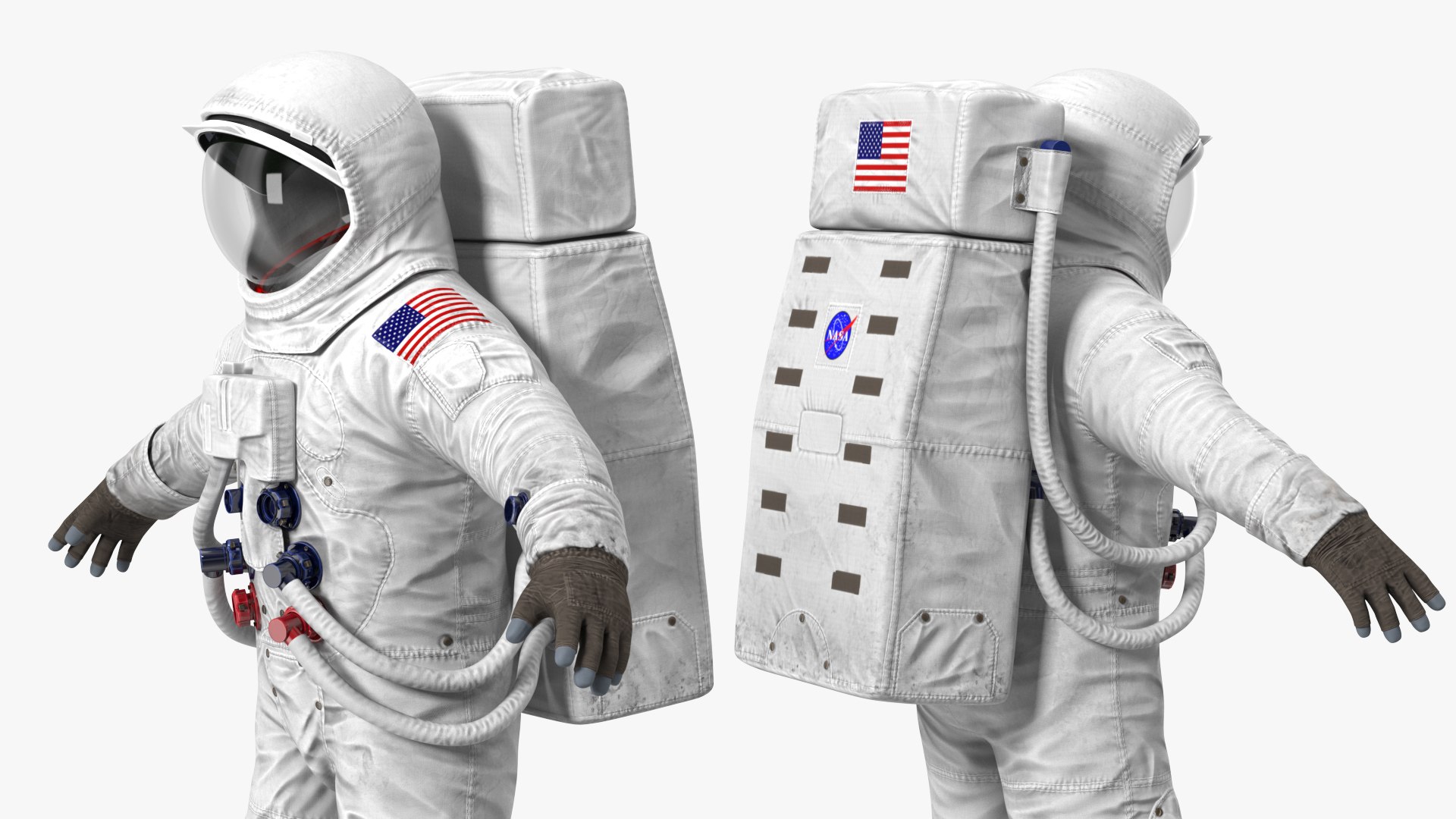 a7l apollo skylab spacesuit 3d model