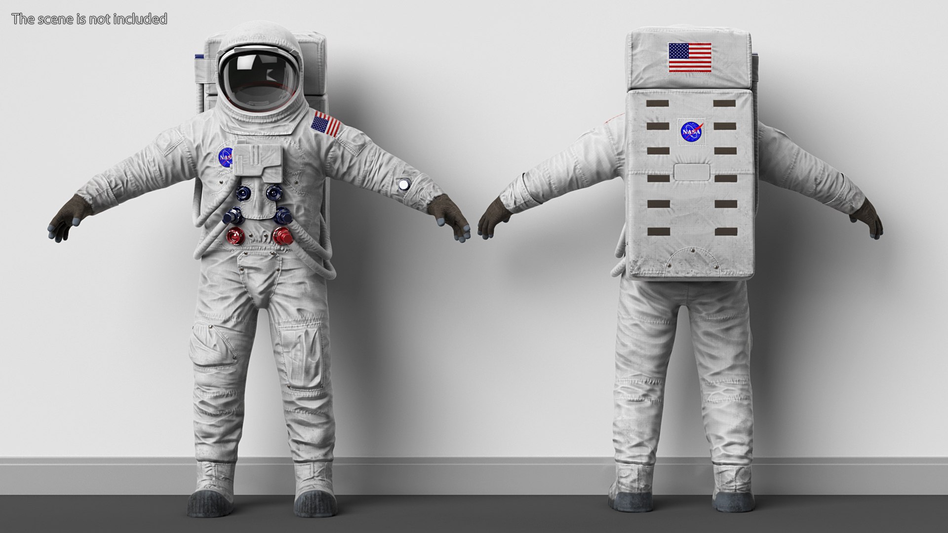 A7l Apollo Skylab Spacesuit 3d Model