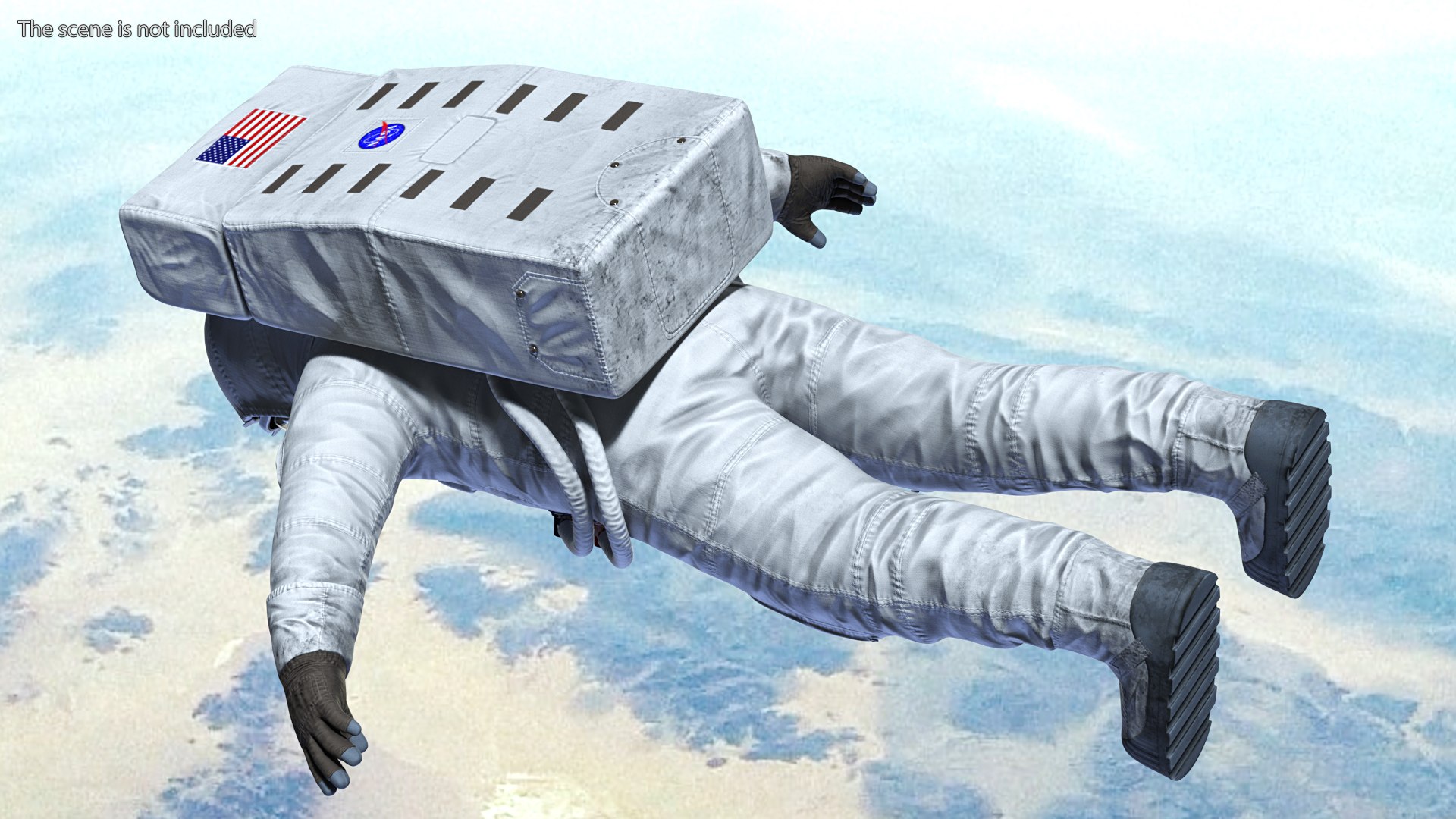 A7l Apollo Skylab Spacesuit 3d Model