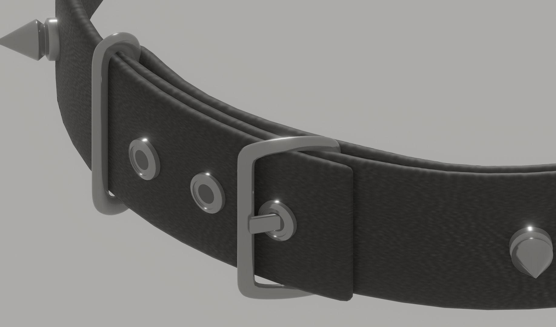 3D Spiked Collar - TurboSquid 2198729