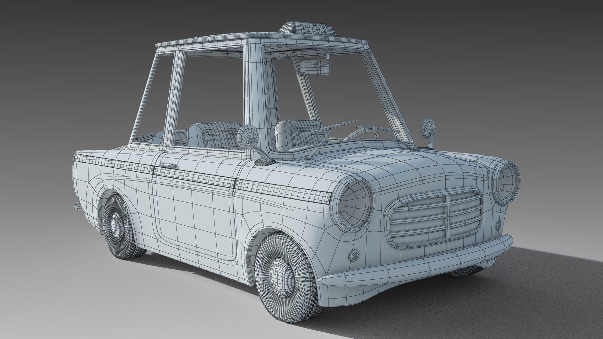 3D Cartoon Car Toon Model - TurboSquid 1538008