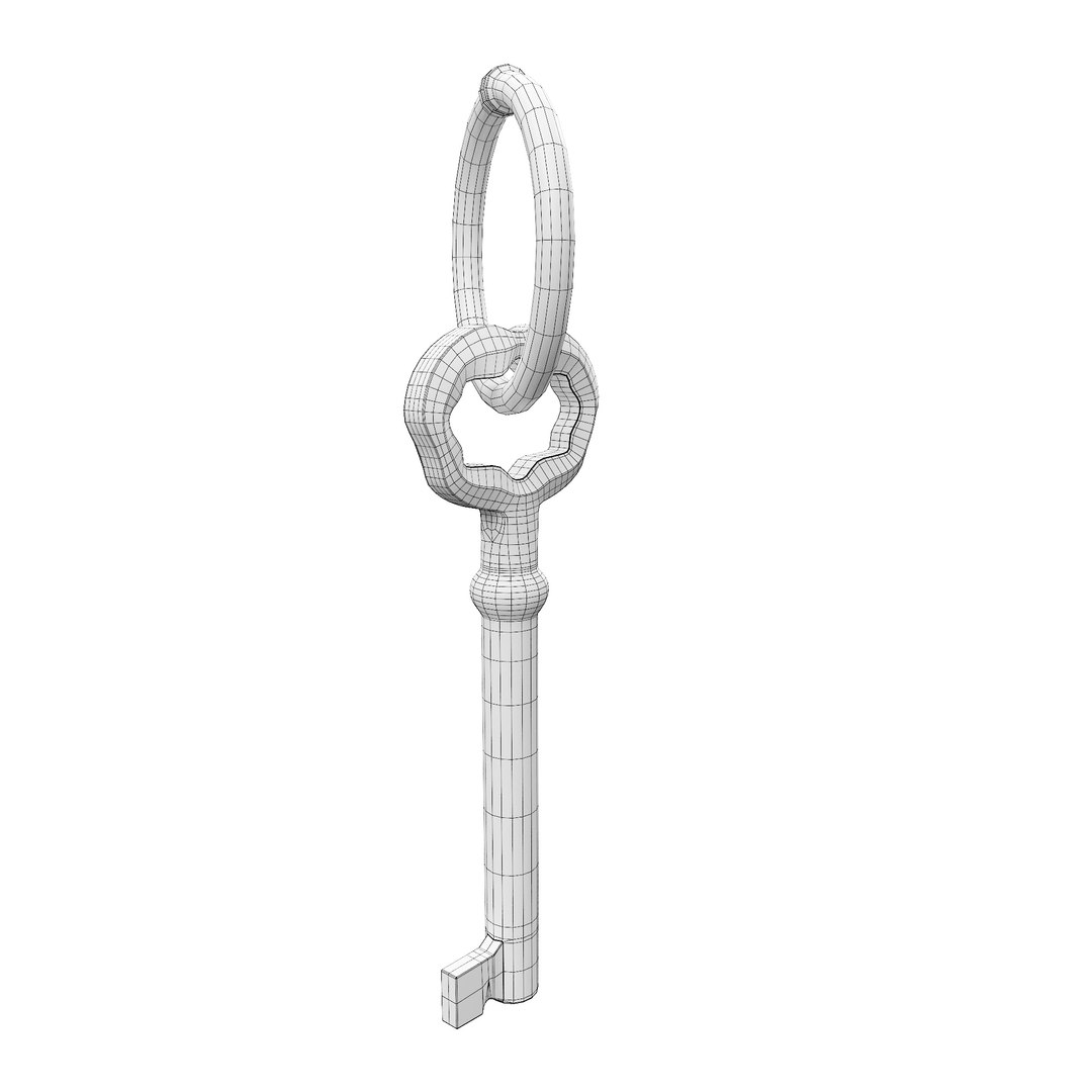 Vintage Key 3d Model 3D Model - TurboSquid 1986528