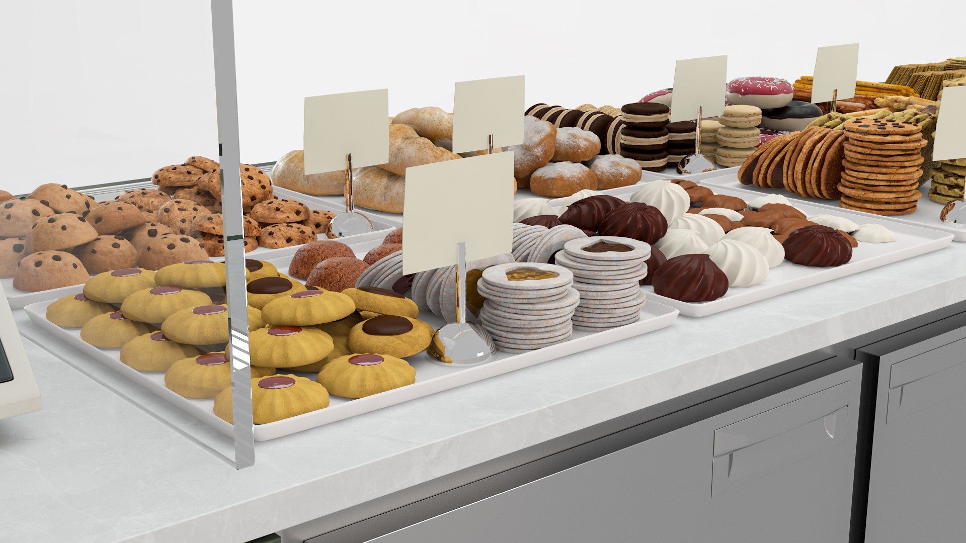 Bakery case display 3D - TurboSquid 1633944