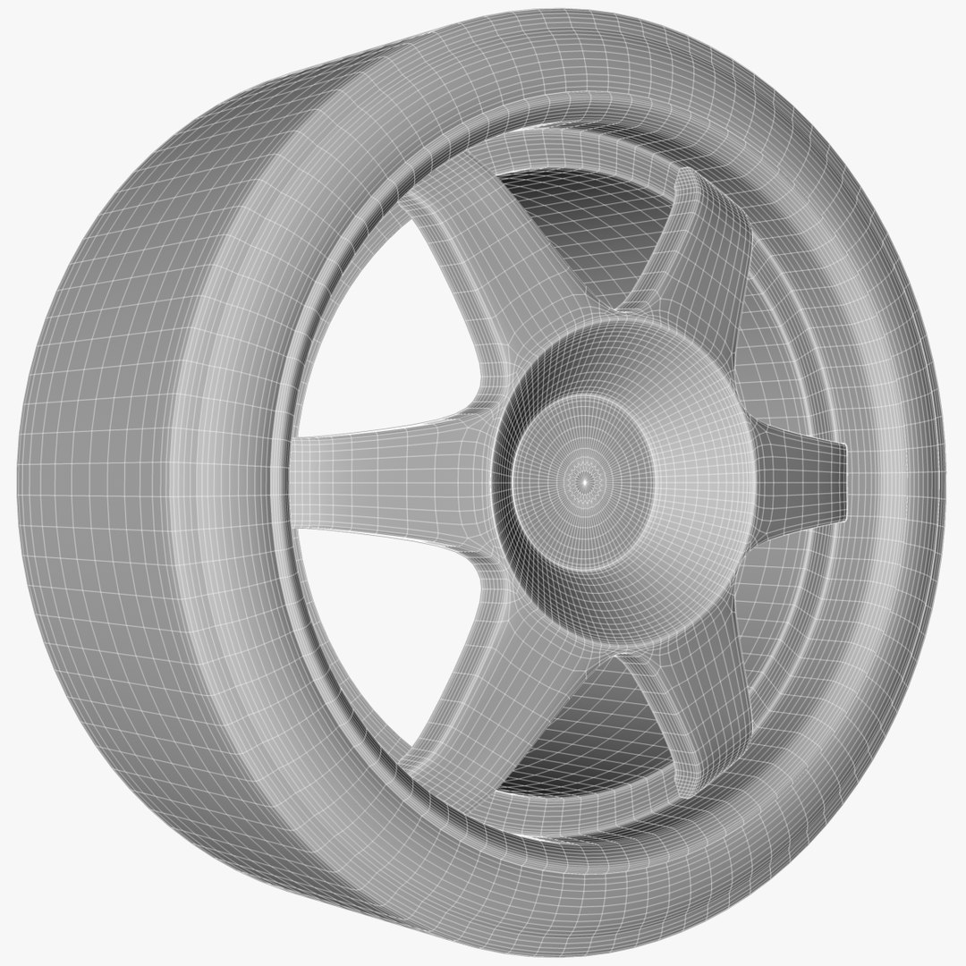 3d Wheel Sport Car Rim Model