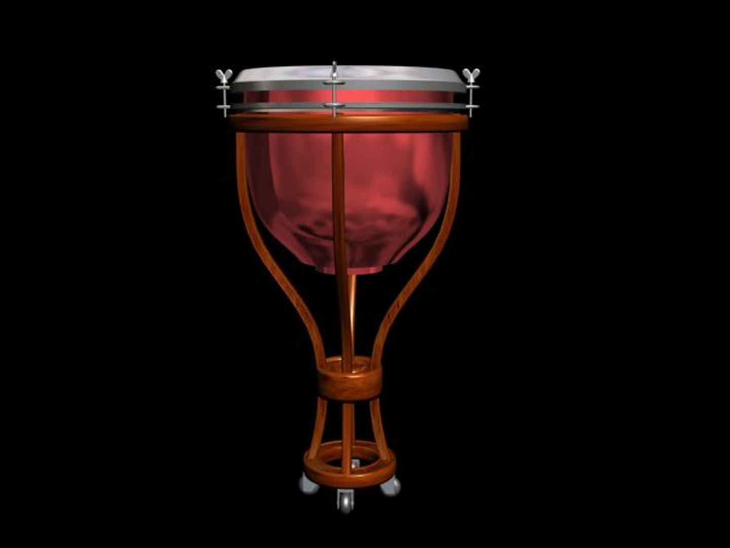 3d Model Clasical Timpani
