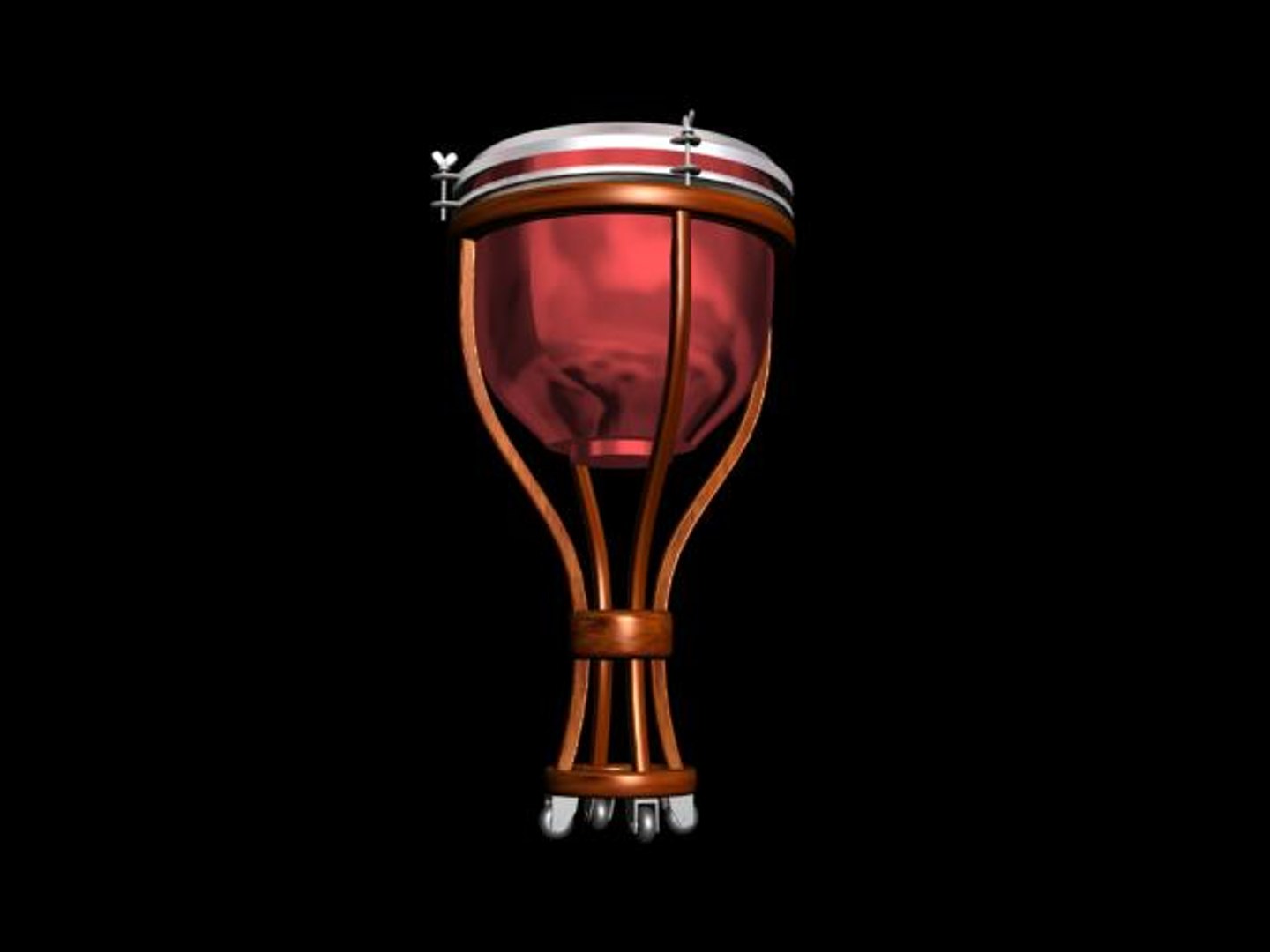 3d Model Clasical Timpani