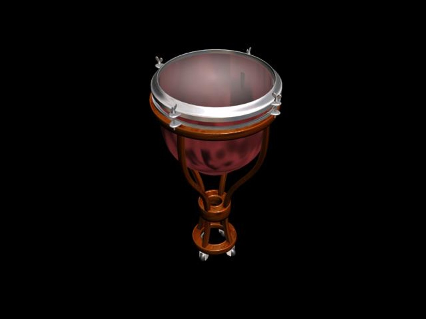3d Model Clasical Timpani