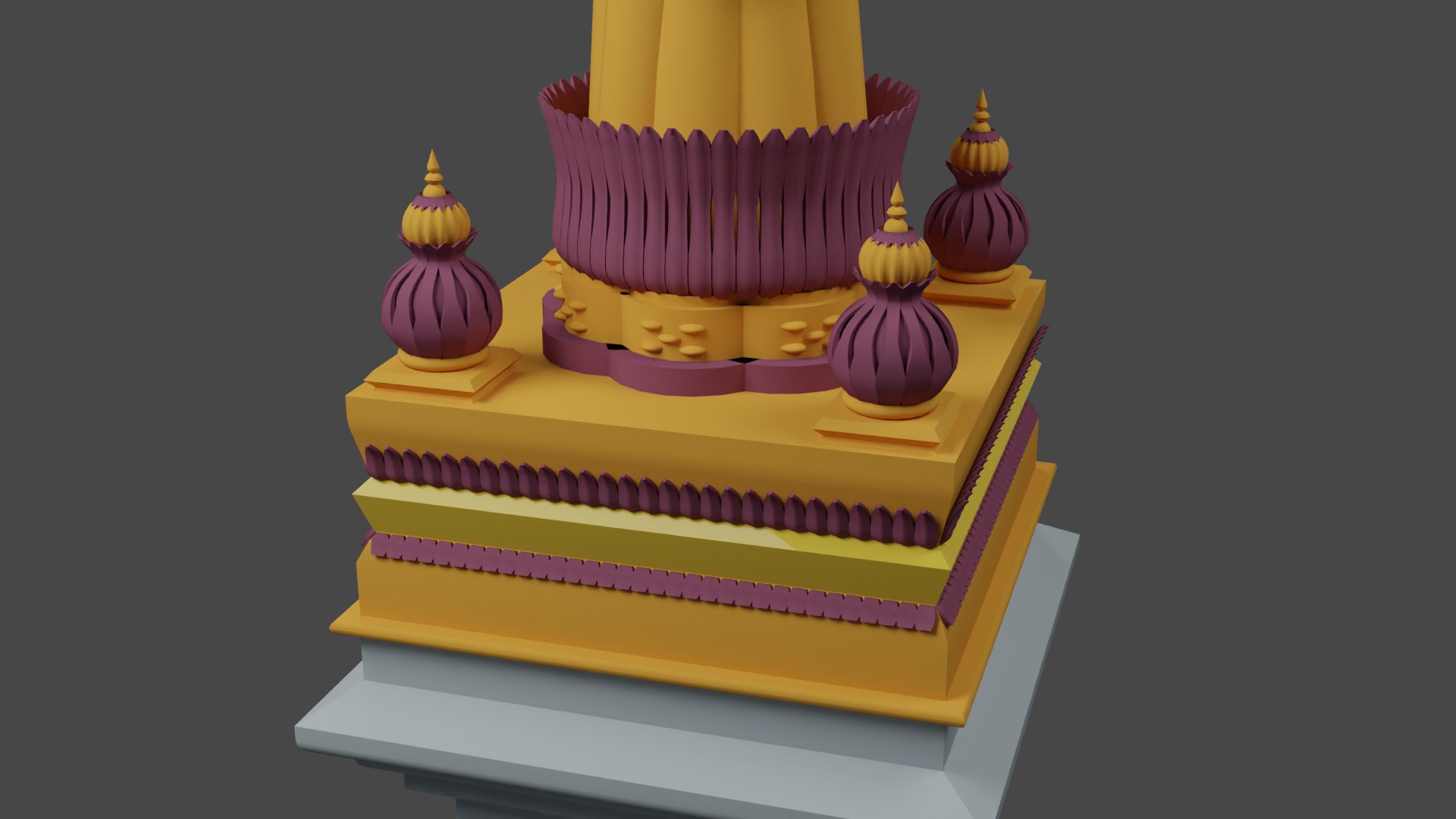 Temple Small 3D Model - TurboSquid 2086827