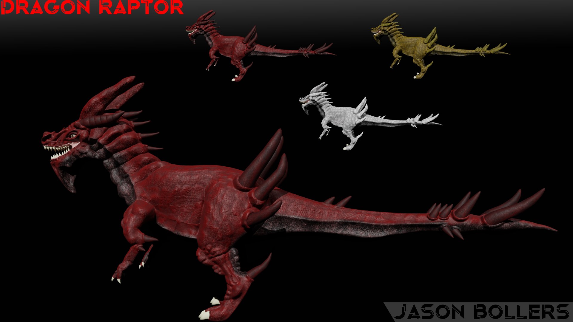 Dragon Raptor 3D - TurboSquid 1847310