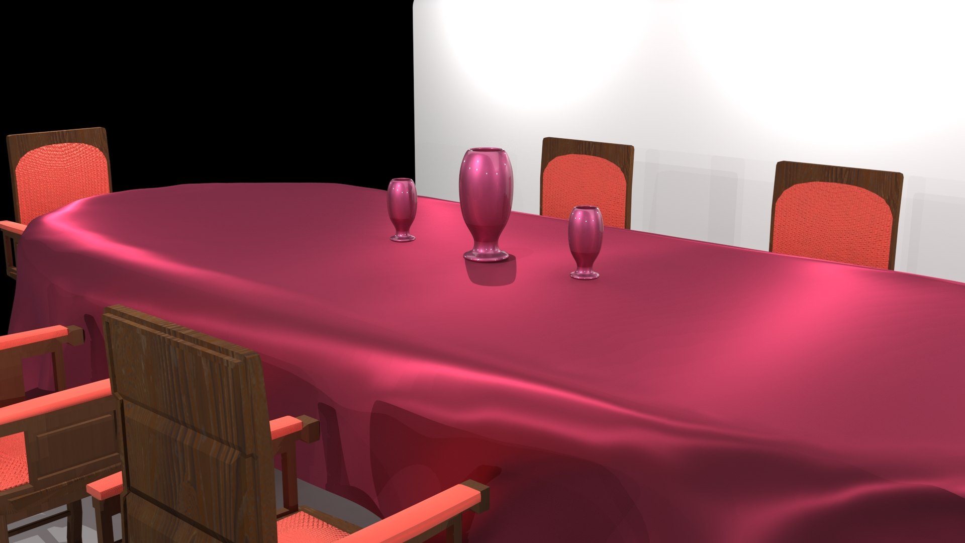 Dinning Table set 3D model - TurboSquid 2059840