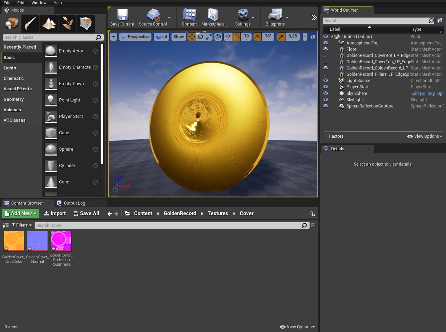 Golden Record 3D - TurboSquid 1615841